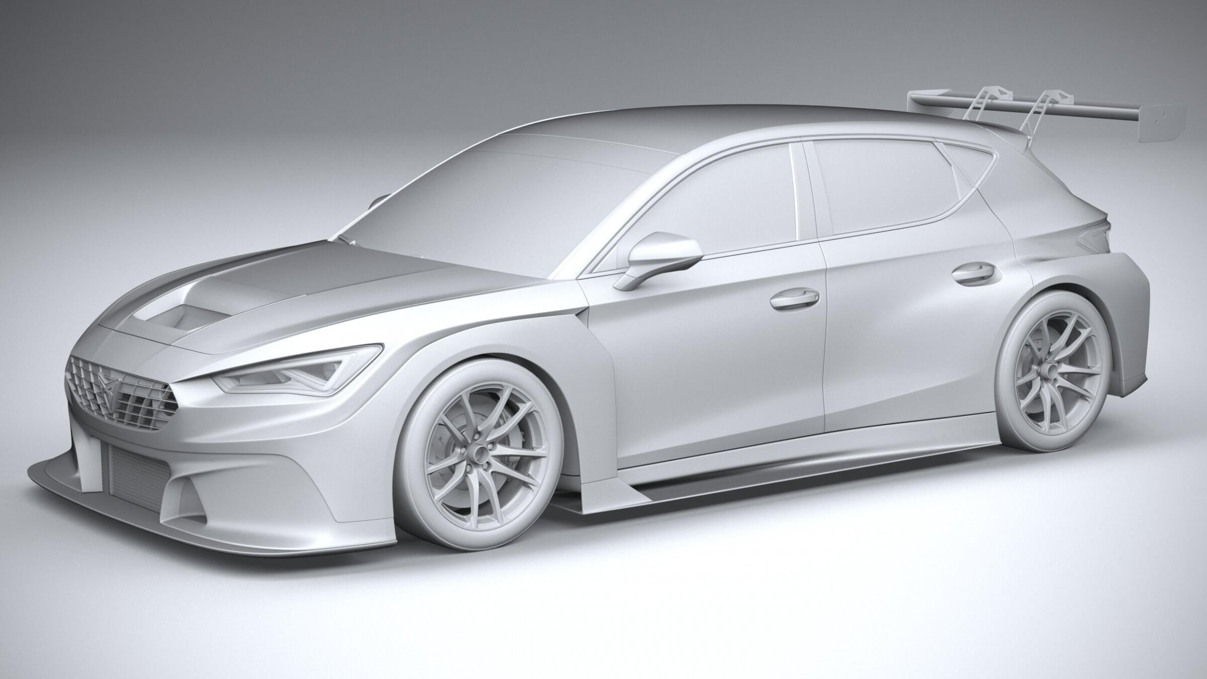 Seat Leon Cupra Competicion 2020 - 3D Model by SQUIR