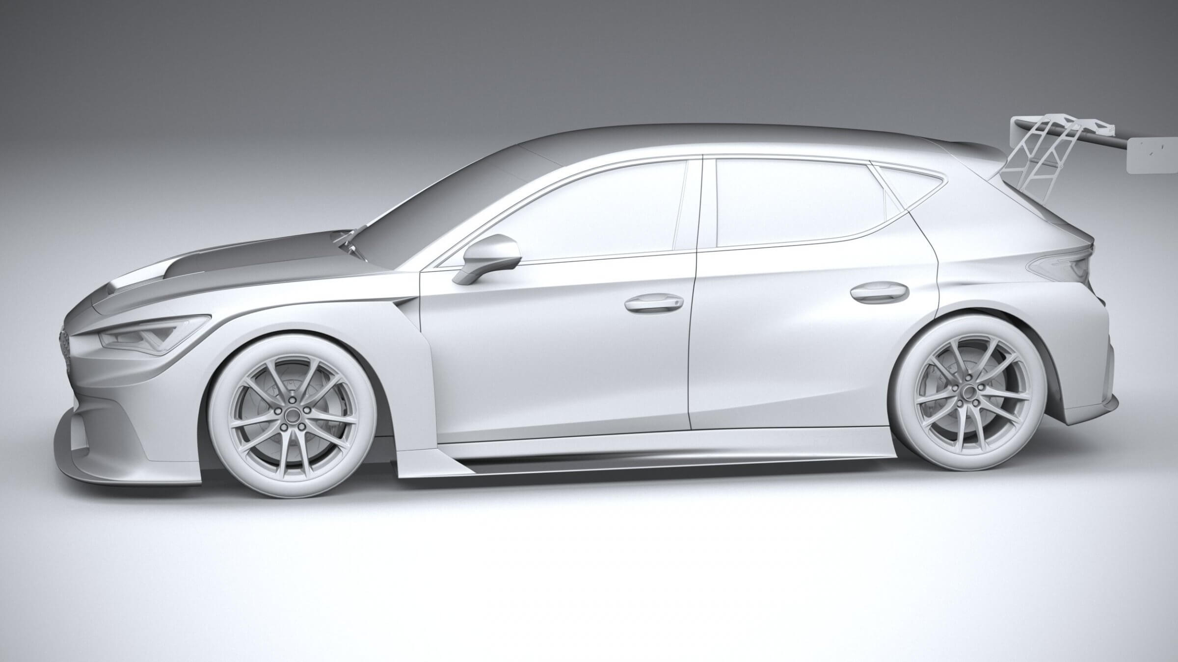 Seat Leon Cupra Competicion 2020 - 3D Model by SQUIR