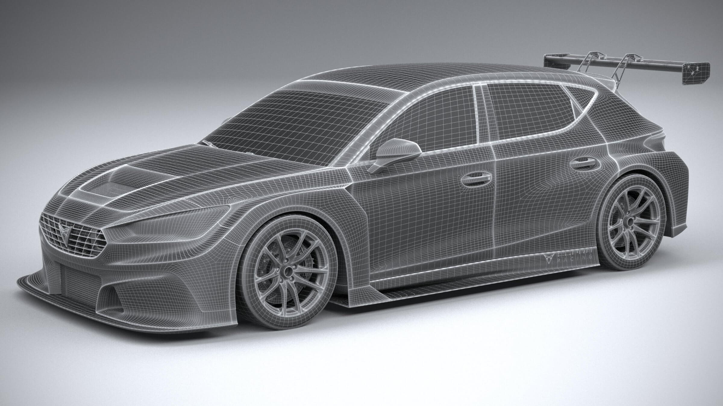 Seat Leon Cupra Competicion 2020 - 3D Model by SQUIR