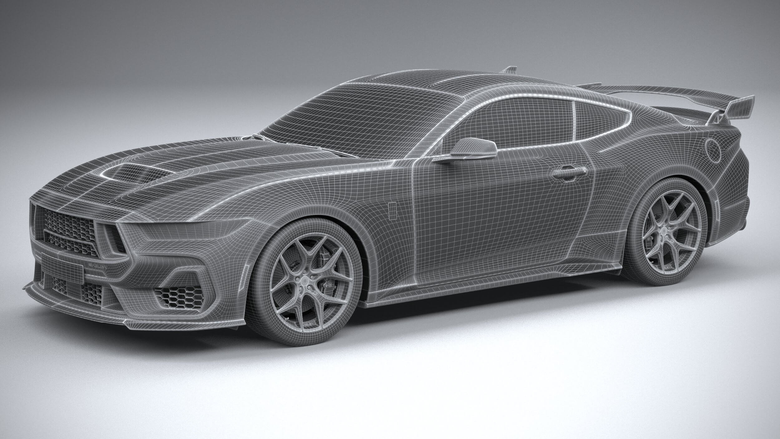 Shelby GT350 2025 - 3D Model by SQUIR