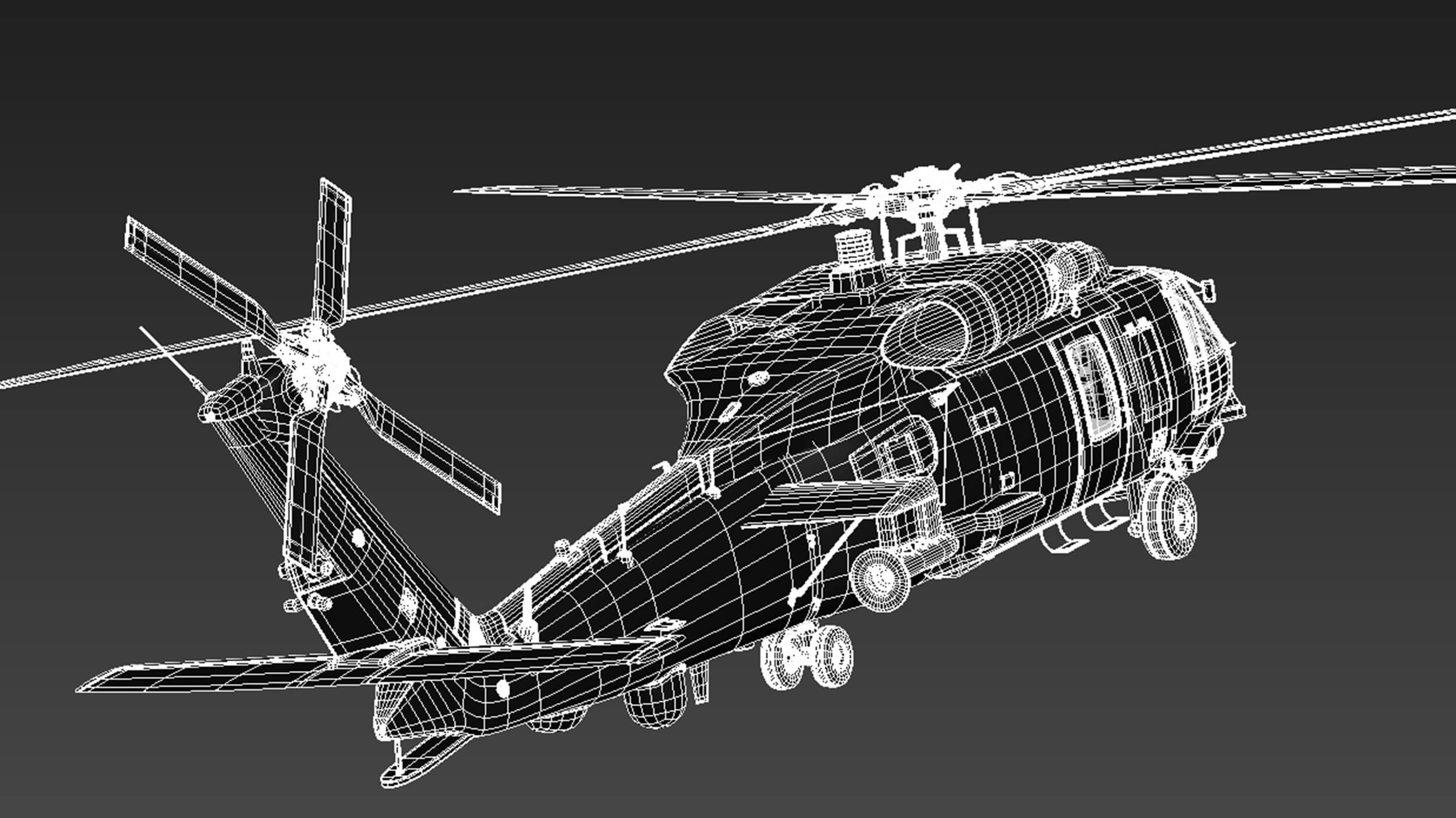 Sikorsky SH-60 Seahawk 3D Model by SQUIR