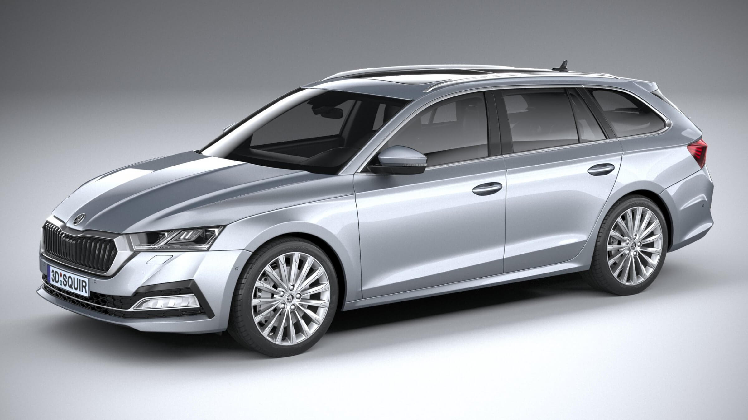 Skoda Octavia Estate 2020 - 3D Model by SQUIR