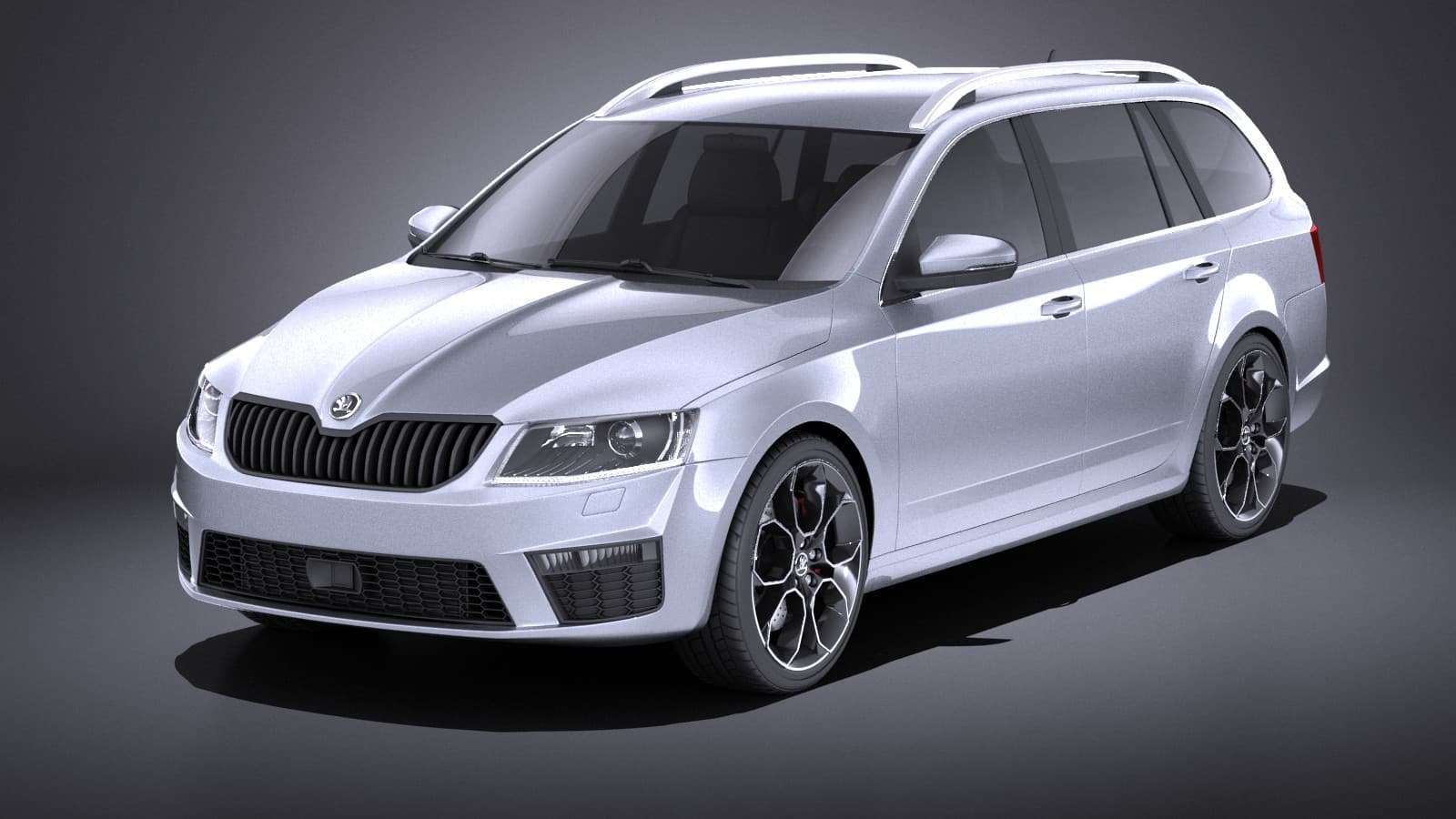 Skoda Octavia RS Combi 2015 (V-Ray) 3D Model by SQUIR
