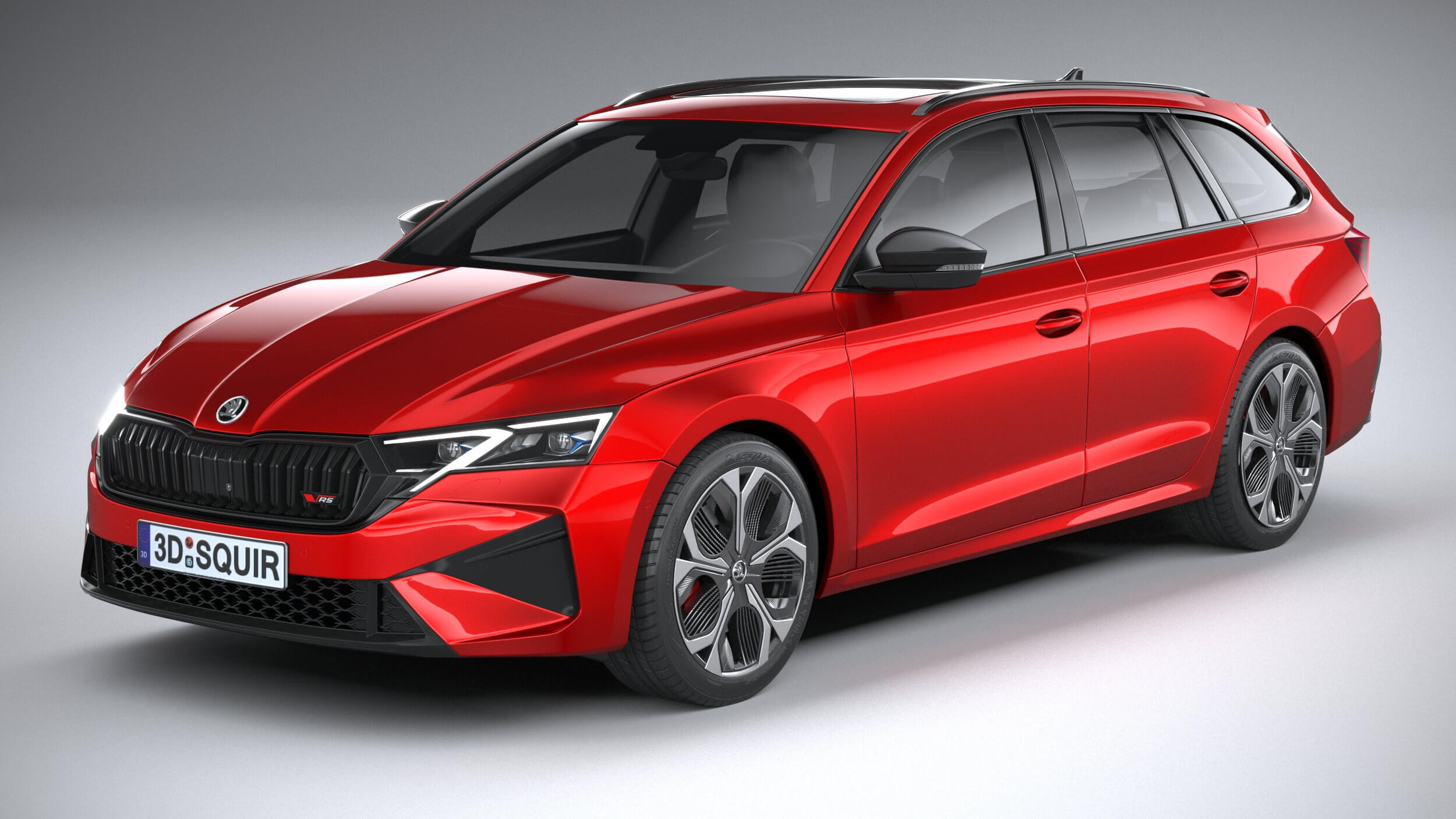 Skoda Octavia RS Combi 2025 - 3D Model by SQUIR