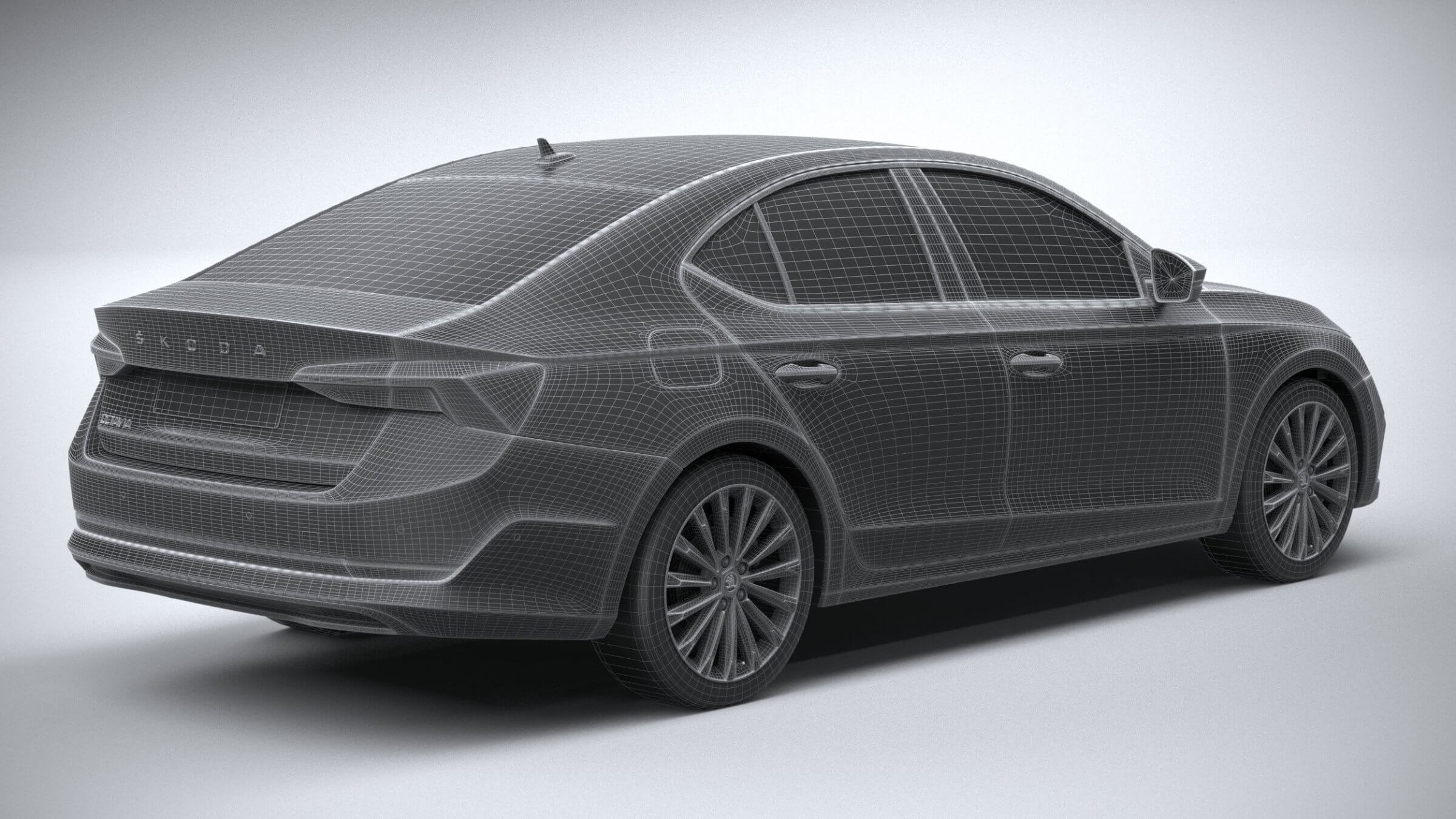 Skoda Octavia Sedan 2020 - 3D Model by SQUIR