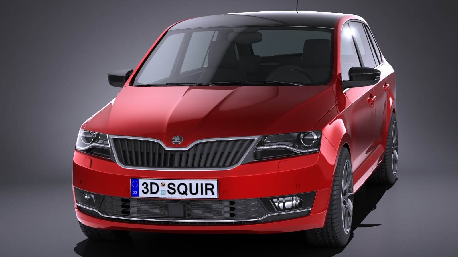 Skoda Rapid Spaceback 2018 - 3D Model by SQUIR