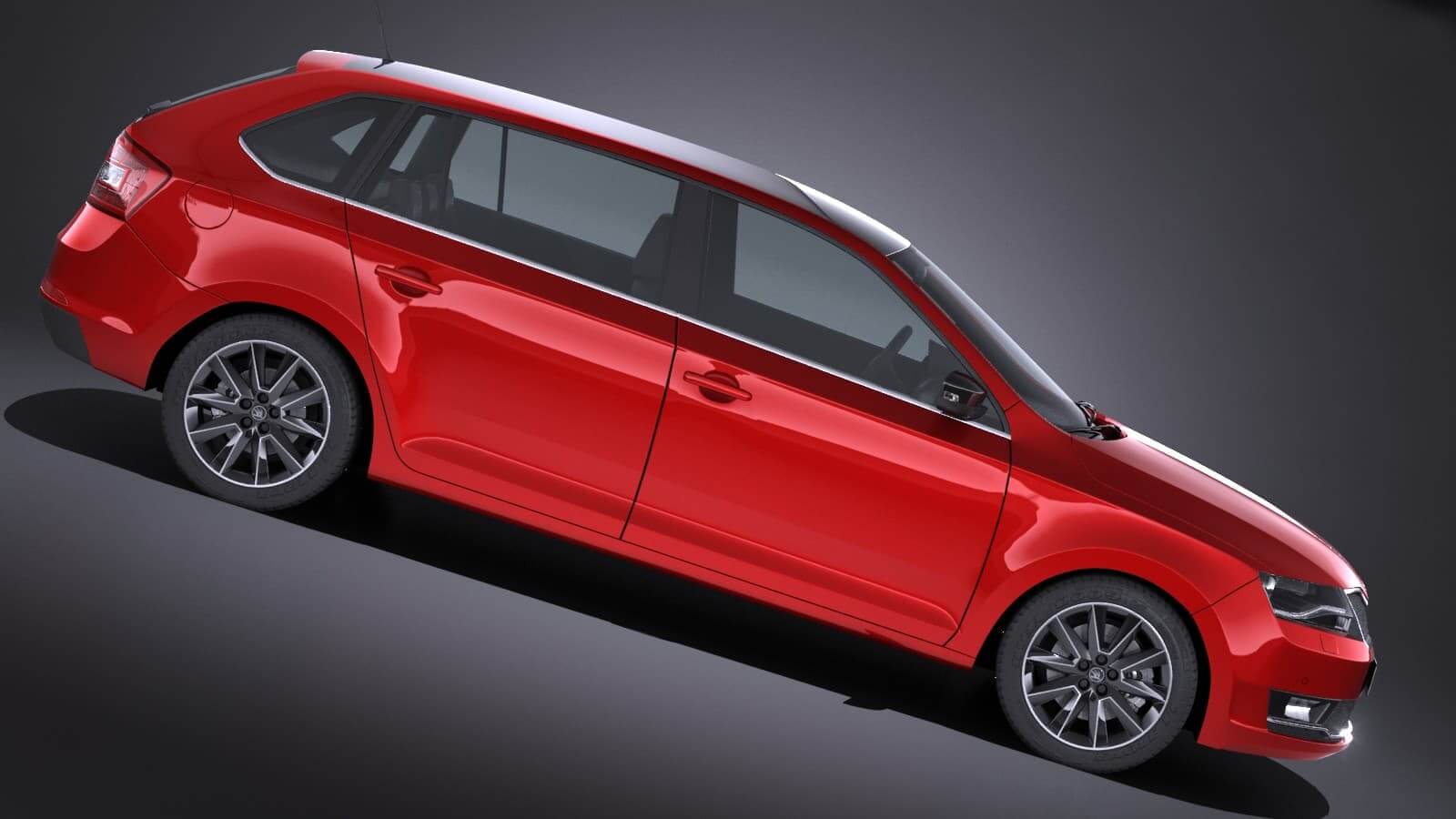 Skoda Rapid Spaceback 2018 - 3D Model by SQUIR