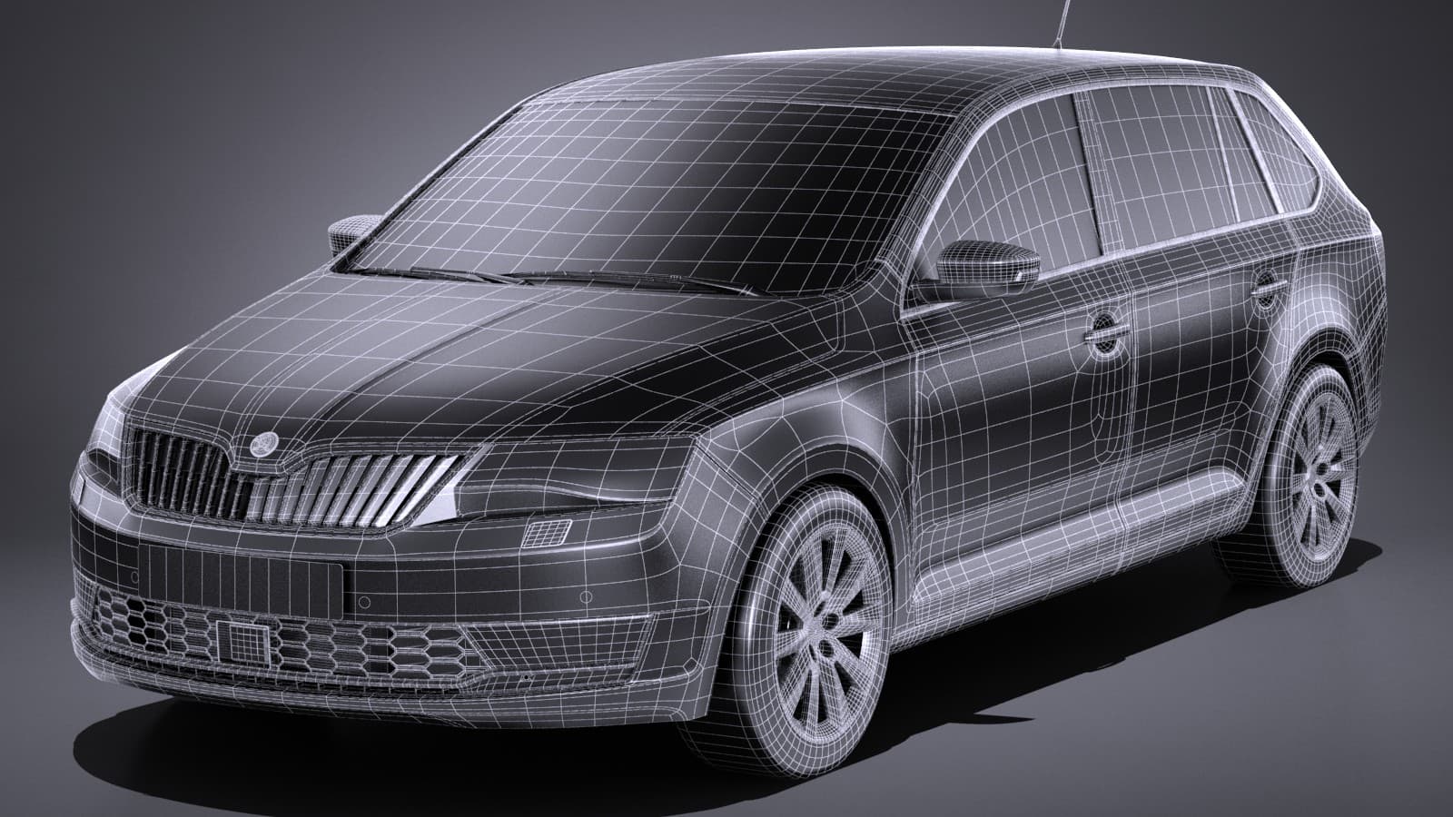 Skoda Rapid Spaceback 2018 - 3D Model by SQUIR