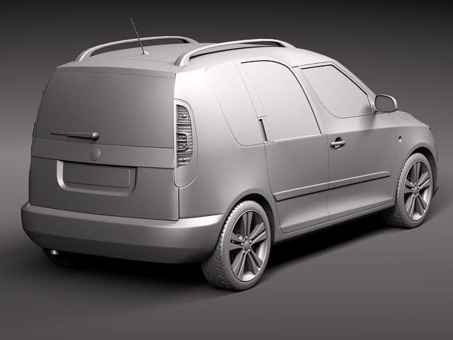 Skoda Roomster 2011 - 3D Model by SQUIR