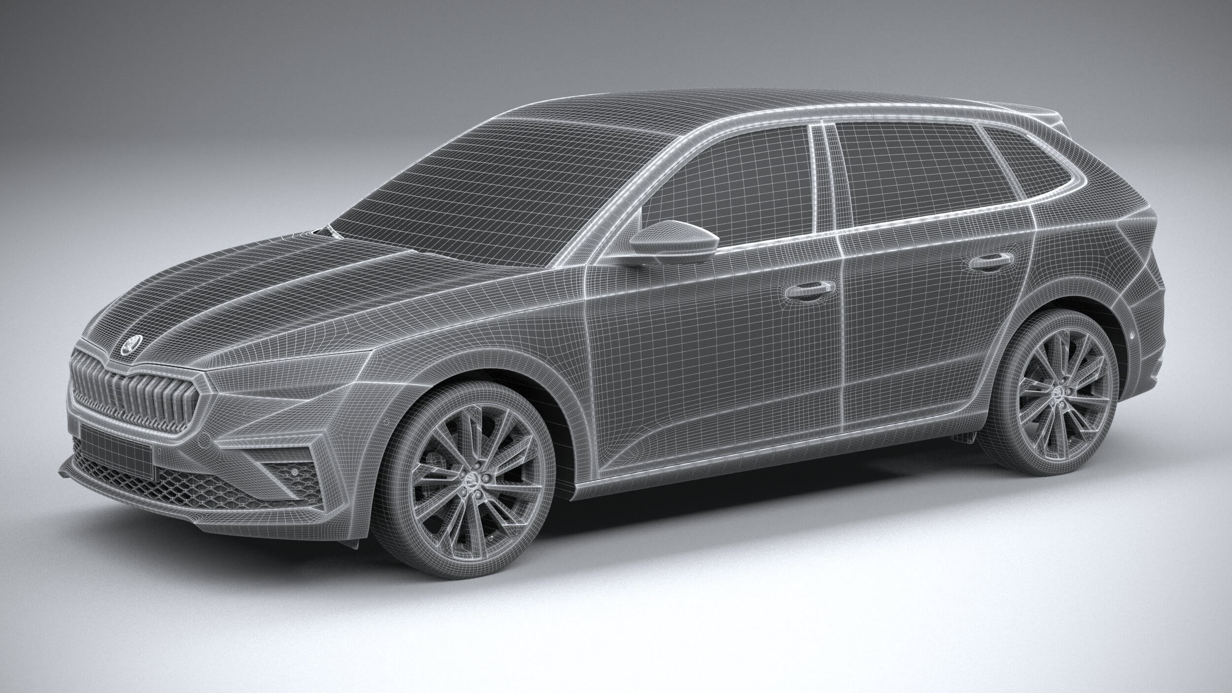 Skoda Scala 2024 - 3D Model by SQUIR