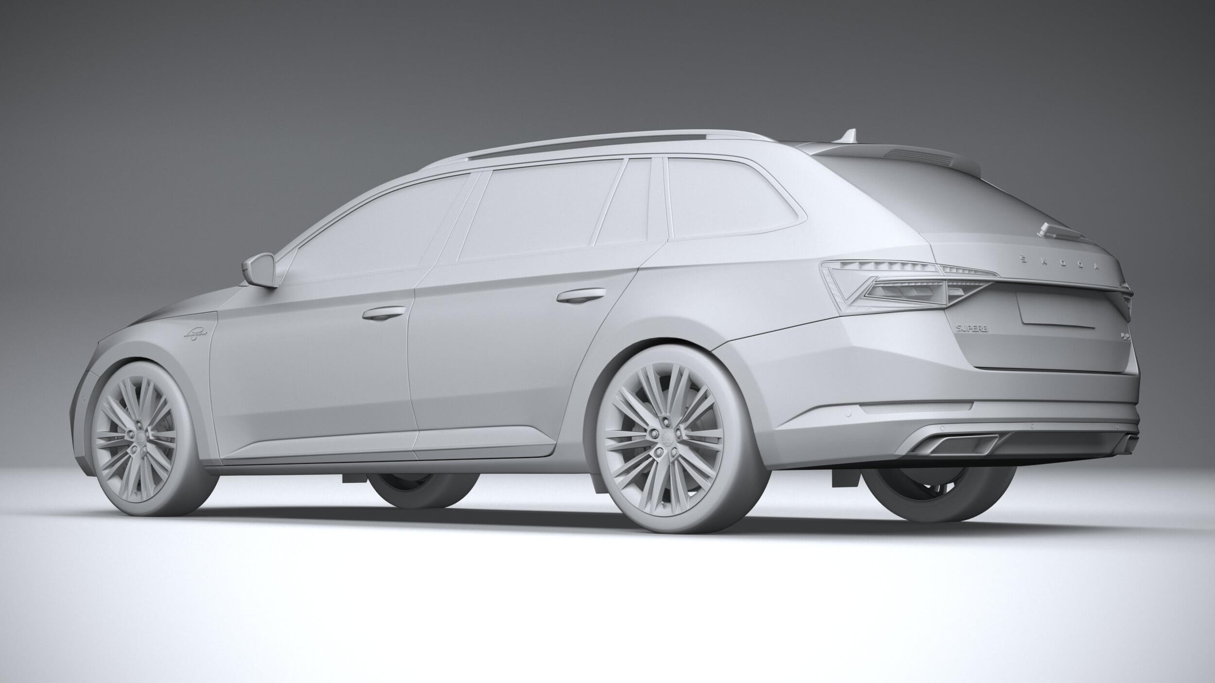 Skoda Superb Sleeper Edition 2024 - 3D Model by SQUIR