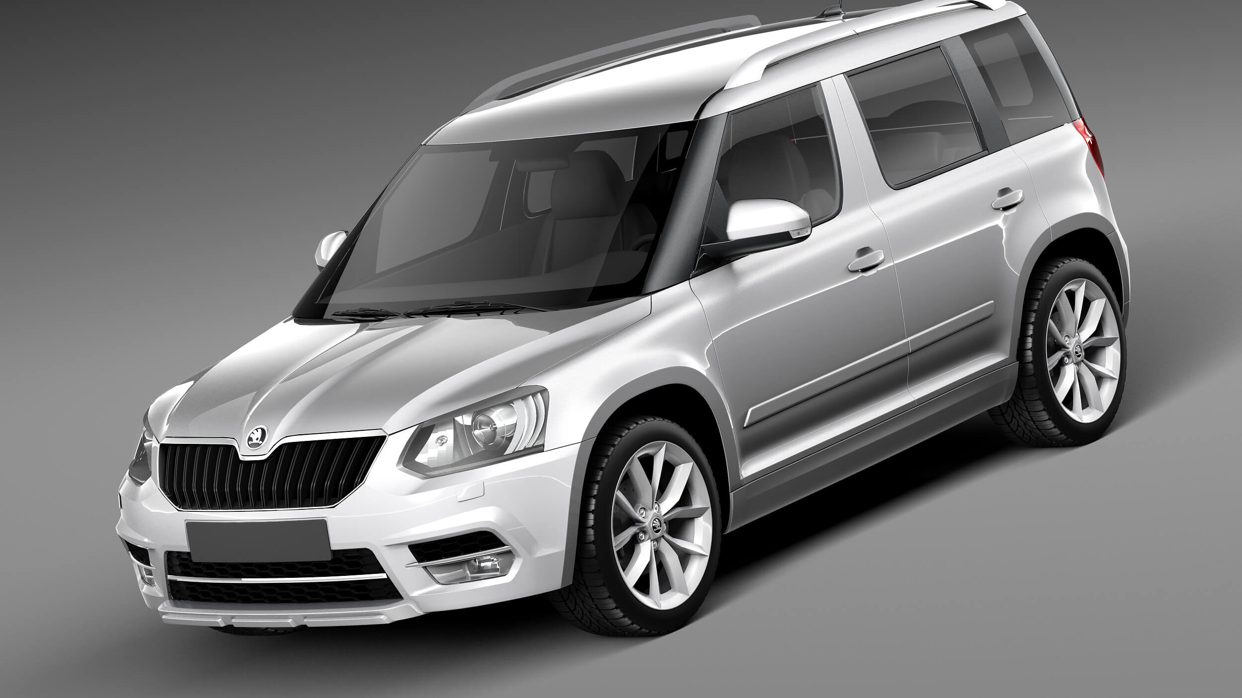 Skoda Yeti 2014 - 3D Model by SQUIR