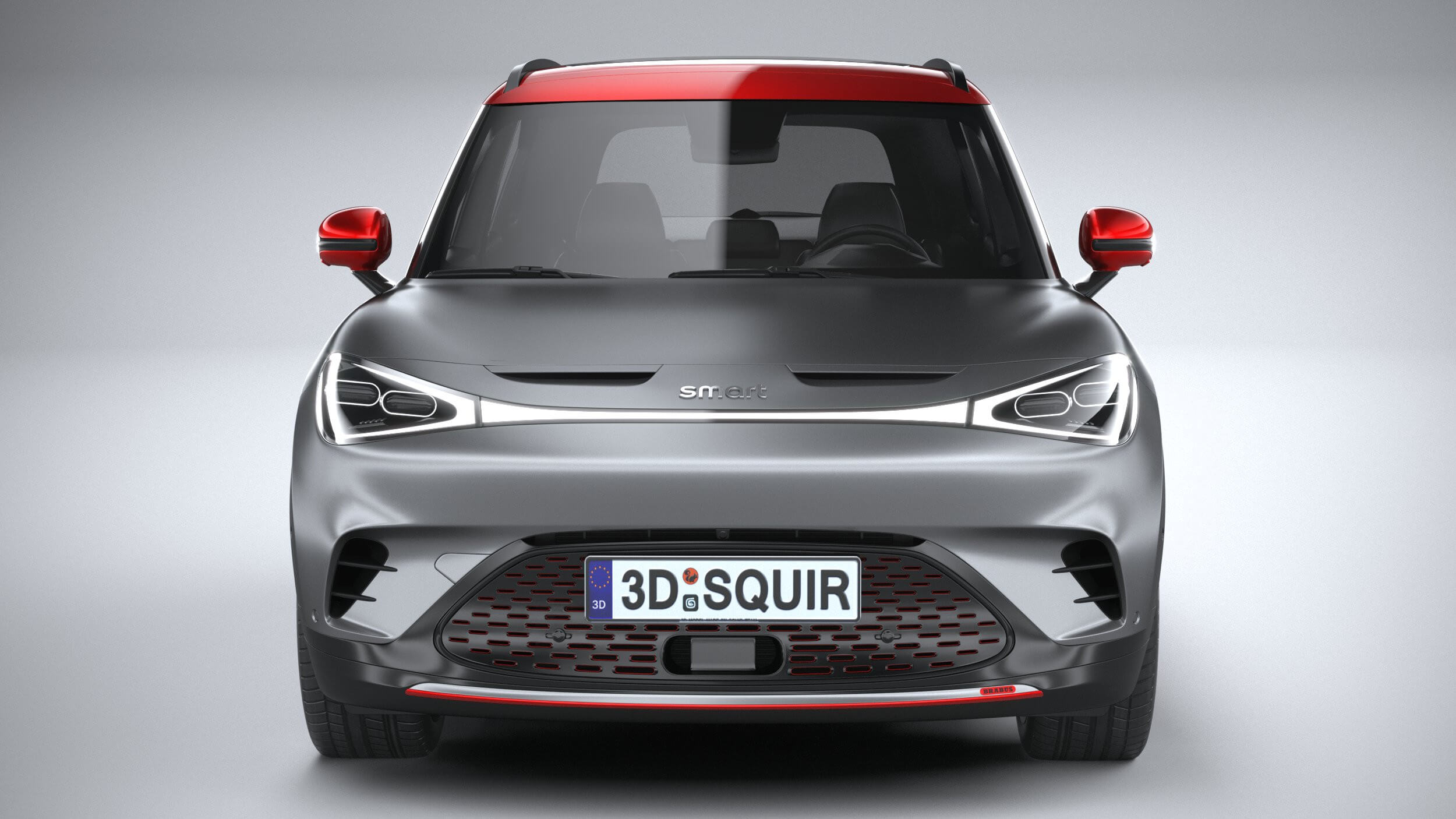 Smart 1 Brabus 2023 - 3D Model by SQUIR