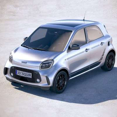 Smart EQ Forfour 2020 - 3D Model by SQUIR