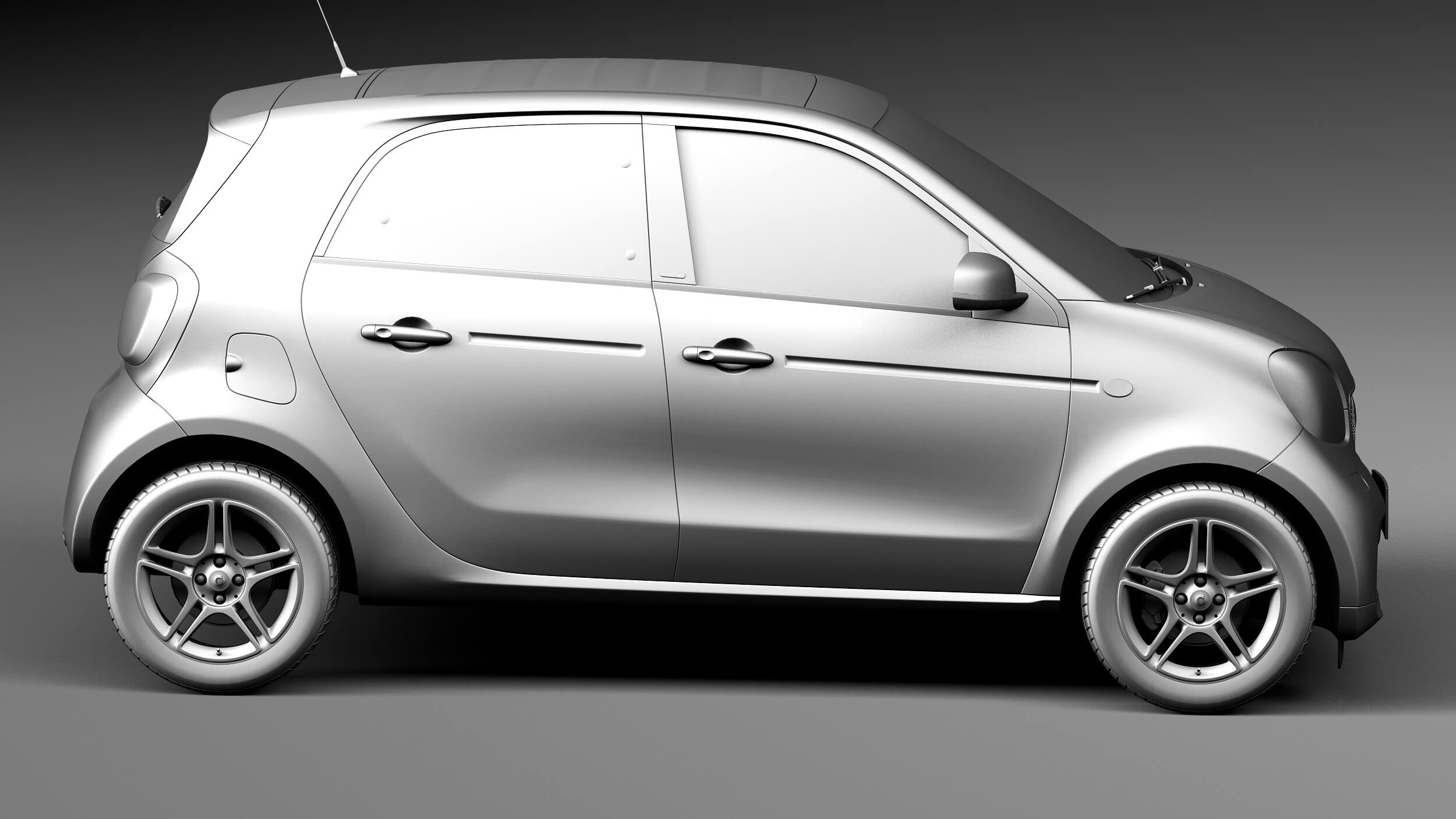 Smart Forfour 2015 - 3D Model by SQUIR