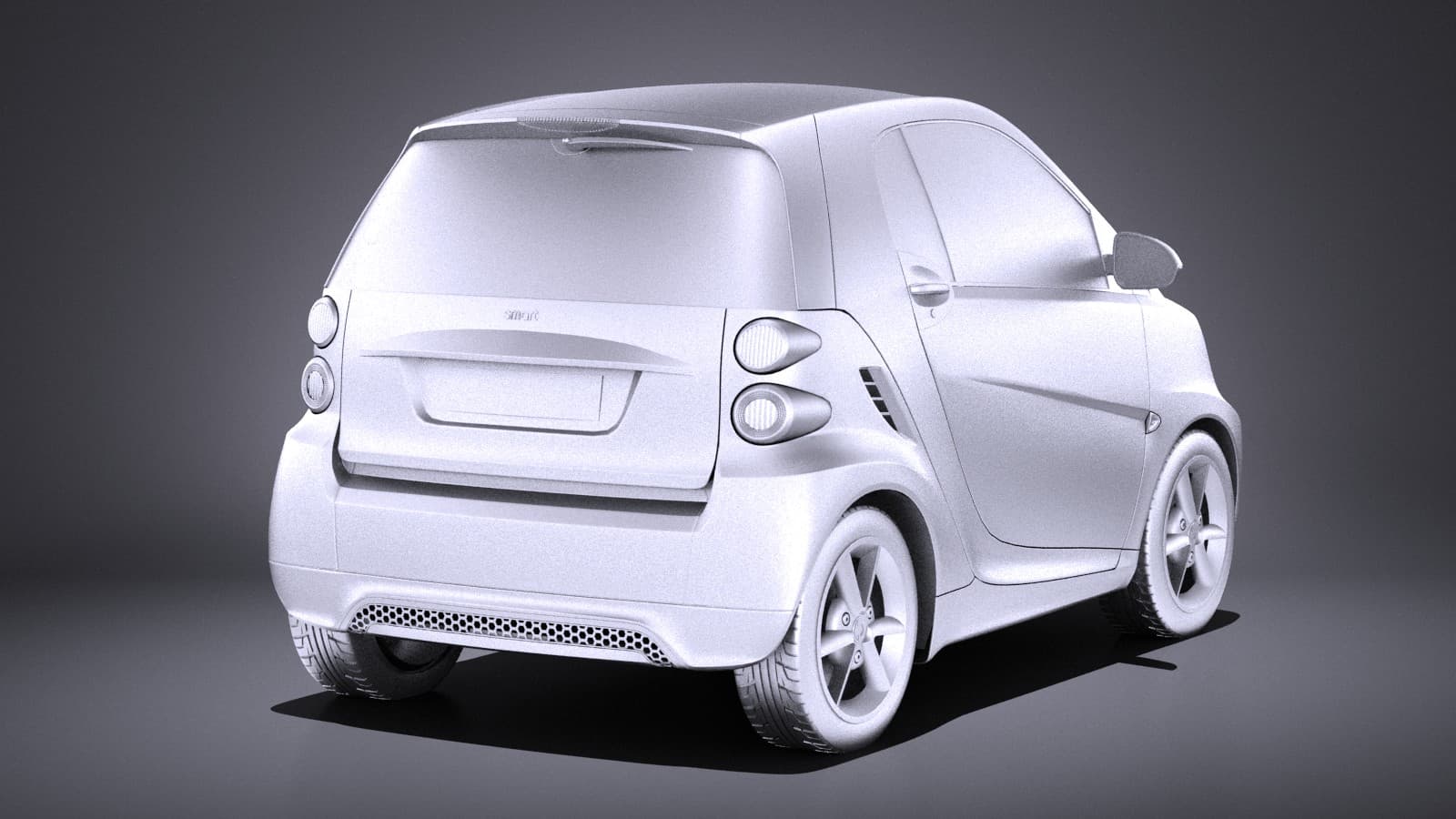 Smart ForTwo 2014 (V-Ray) 3D Model by SQUIR