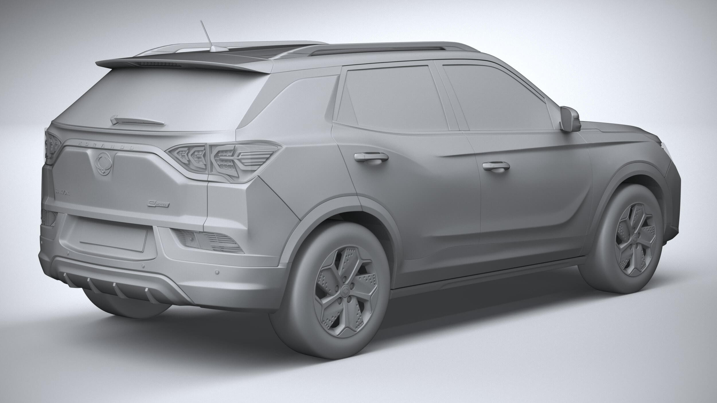 Ssangyong Korando EMotion 2023 - 3D Model by SQUIR