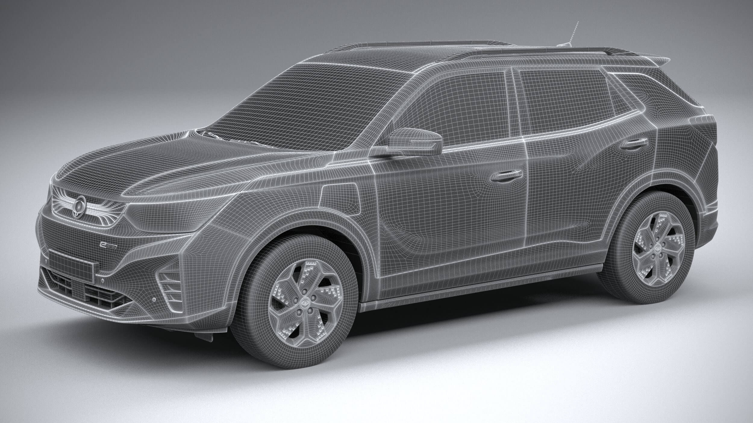 Ssangyong Korando EMotion 2023 - 3D Model by SQUIR