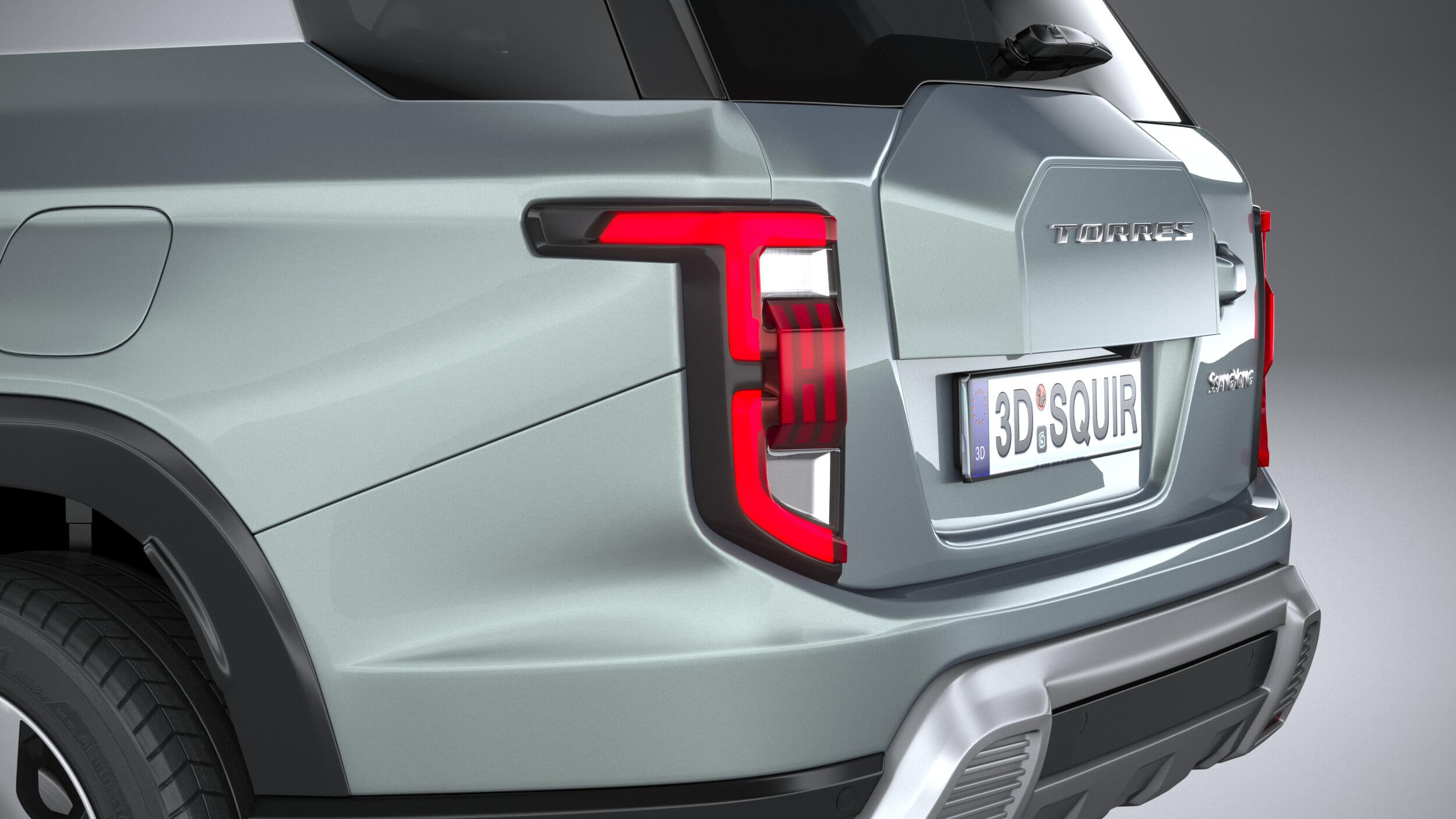 SsangYong Torres 2024 - 3D Model by SQUIR
