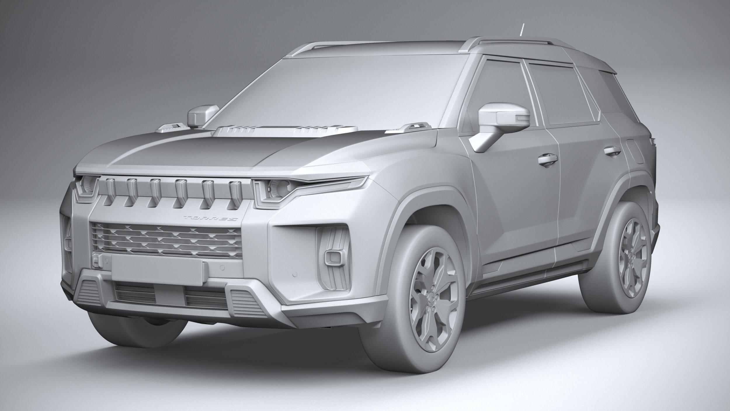 SsangYong Torres 2024 - 3D Model by SQUIR