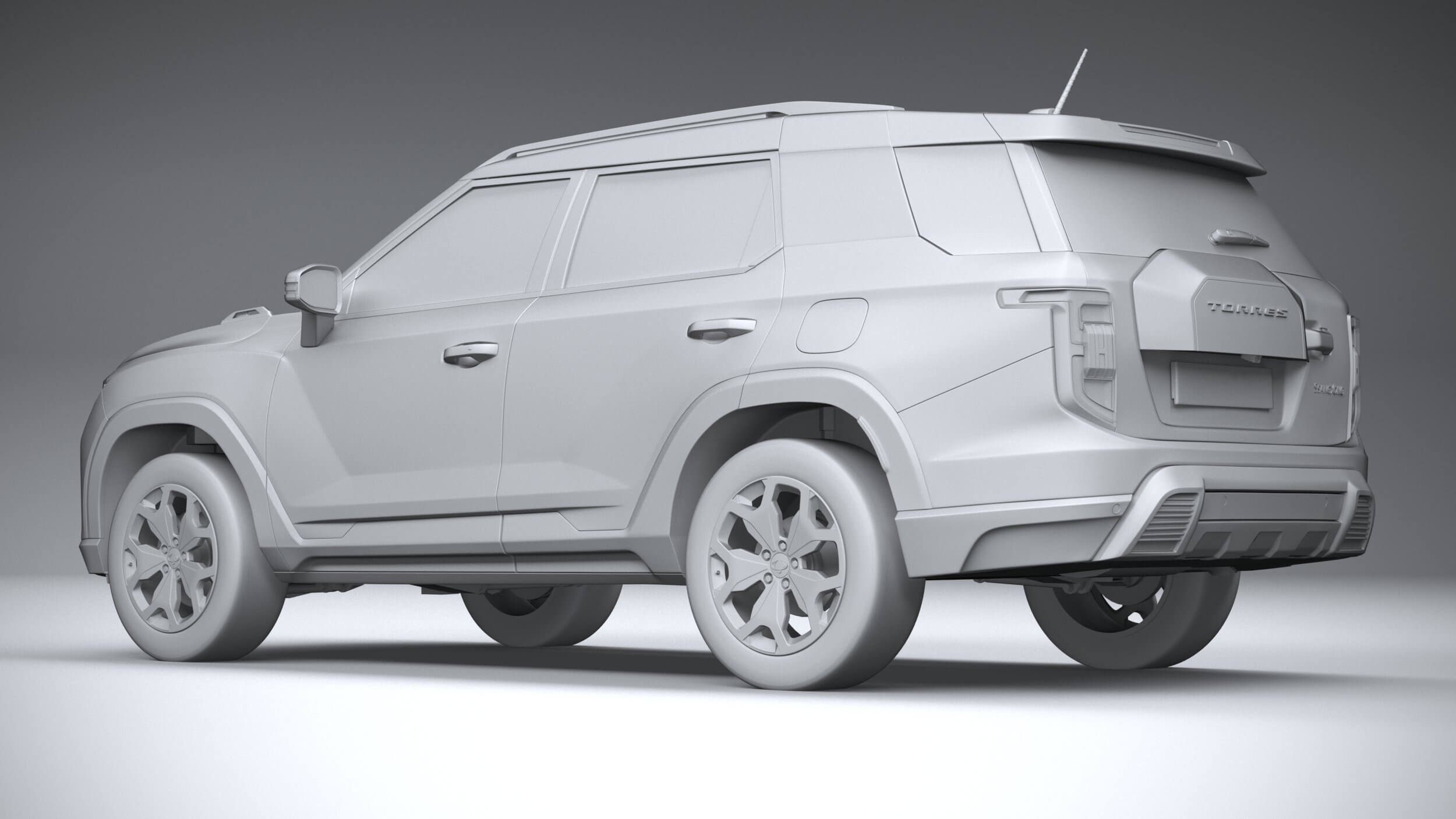 SsangYong Torres 2024 - 3D Model by SQUIR