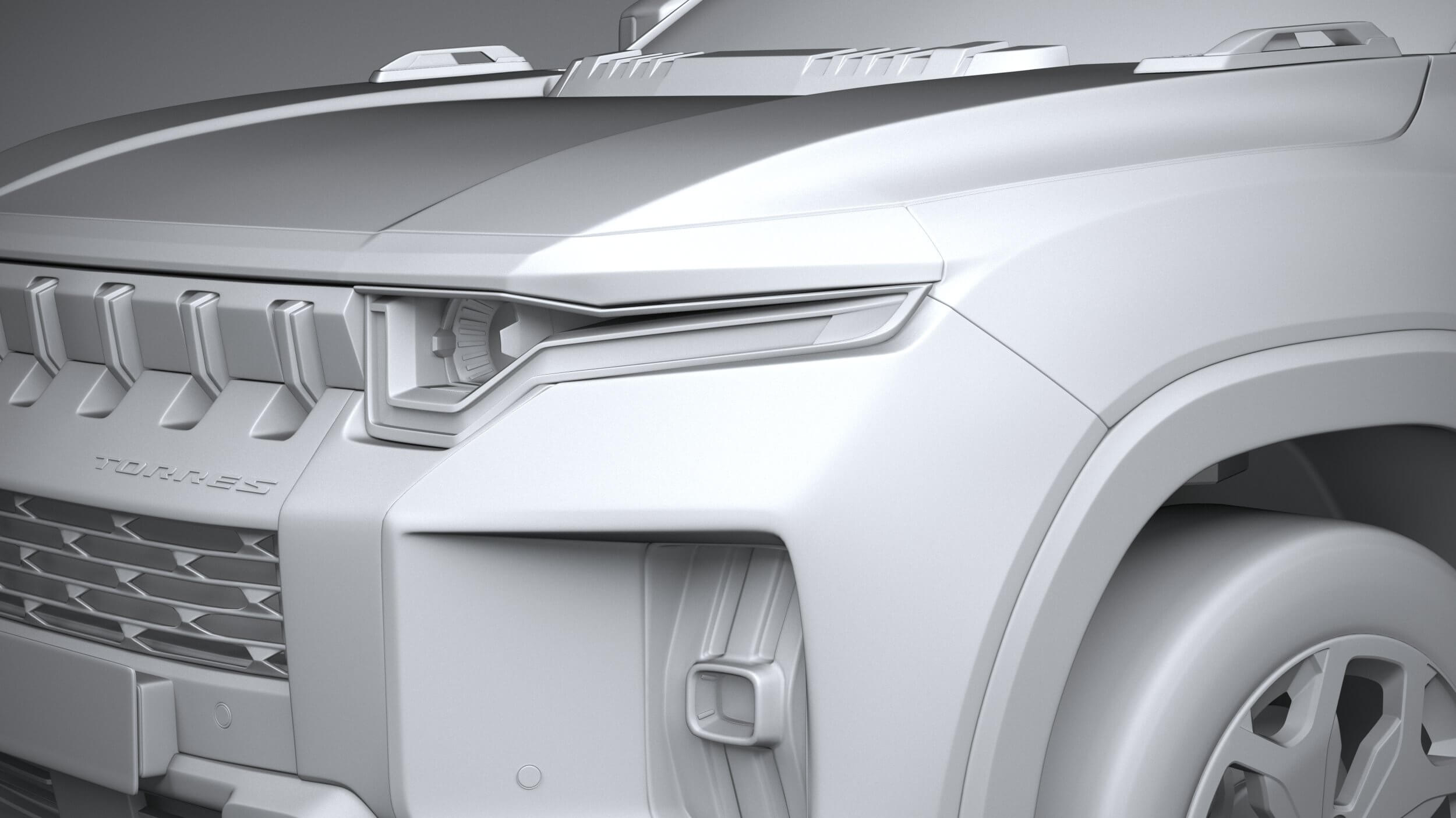 SsangYong Torres 2024 - 3D Model by SQUIR