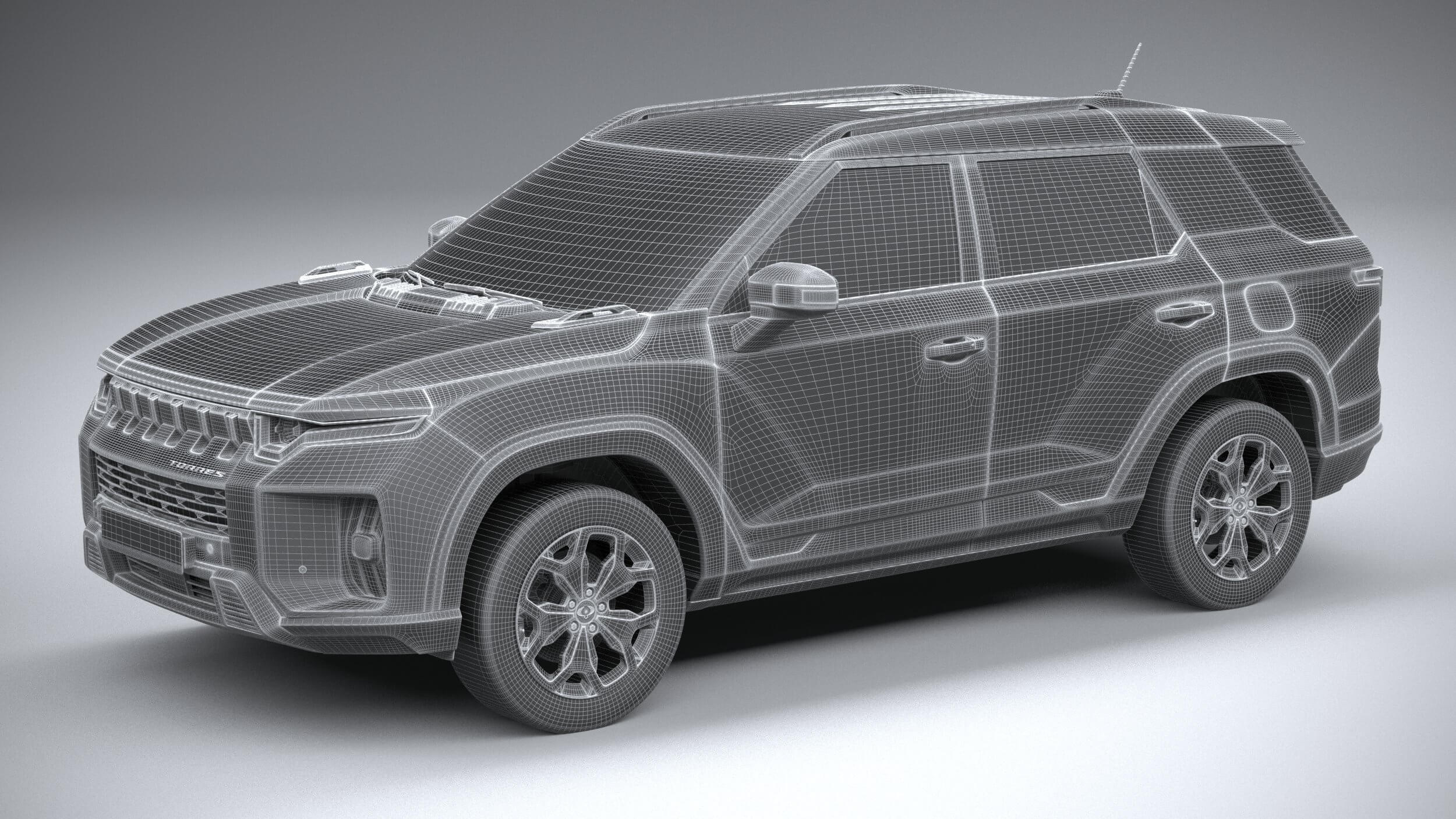 SsangYong Torres 2024 - 3D Model by SQUIR