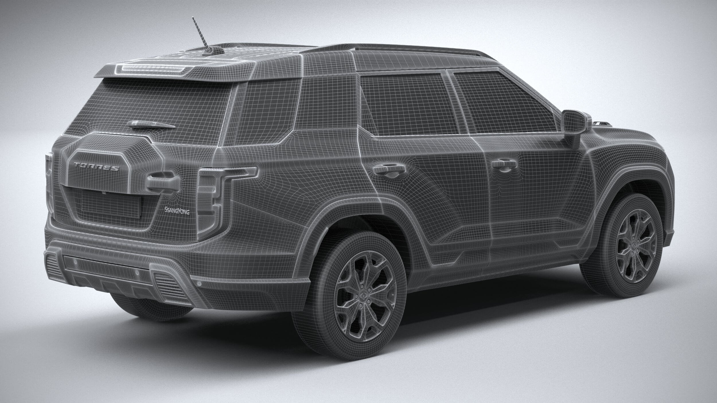 SsangYong Torres 2024 - 3D Model by SQUIR