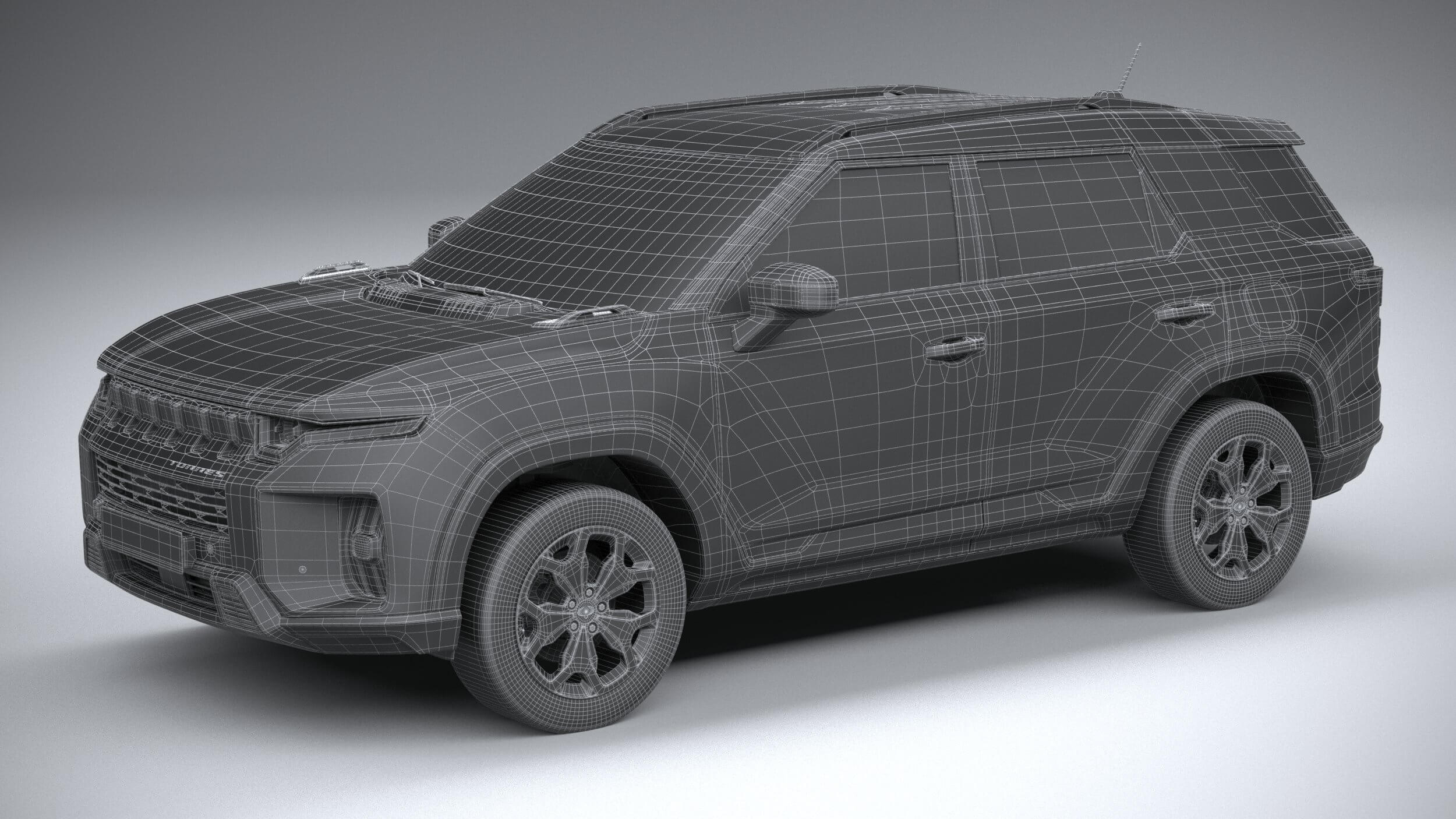 SsangYong Torres 2024 - 3D Model by SQUIR