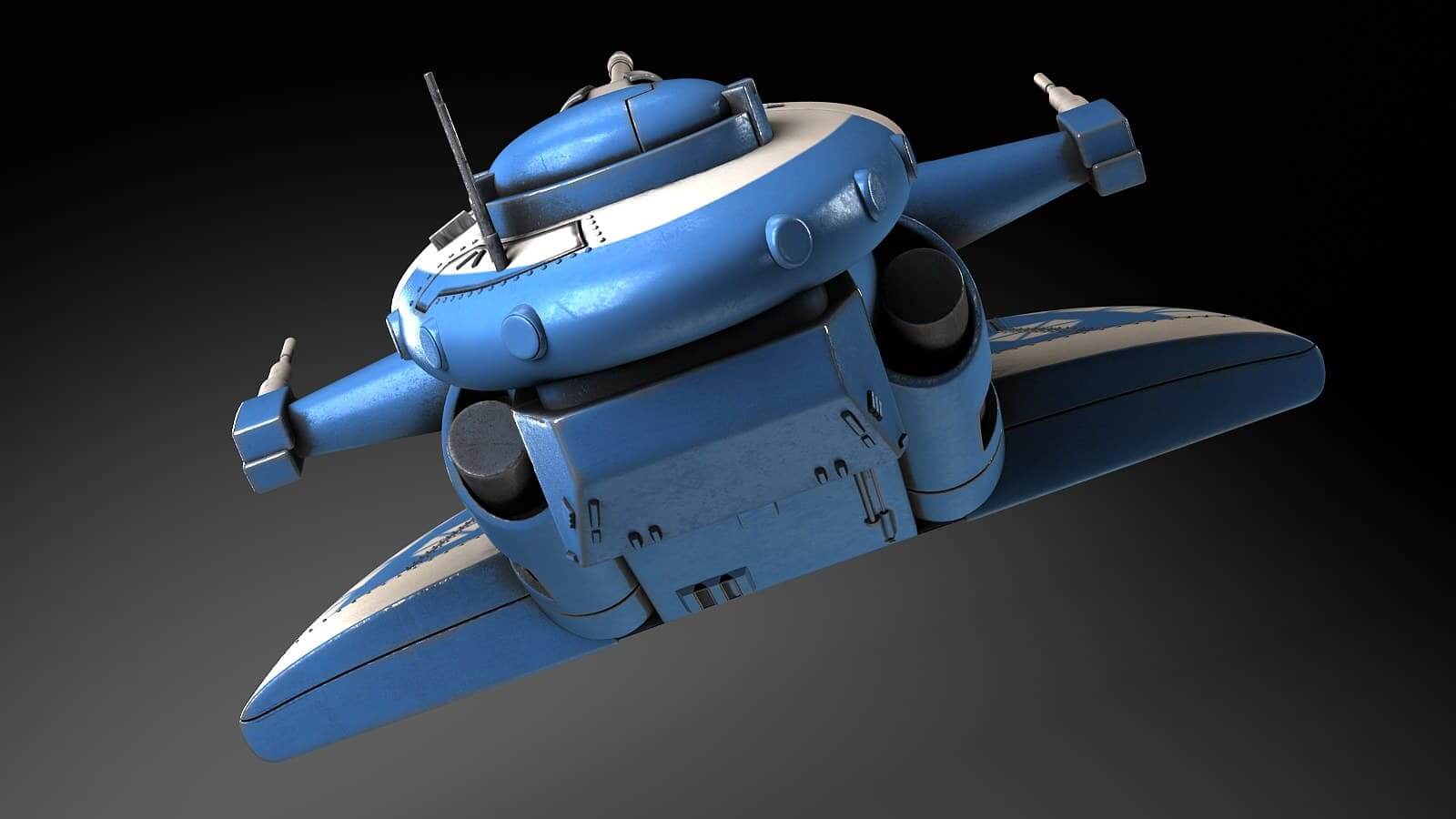 Star Wars AAT Battle Tank - 3D Model by SQUIR