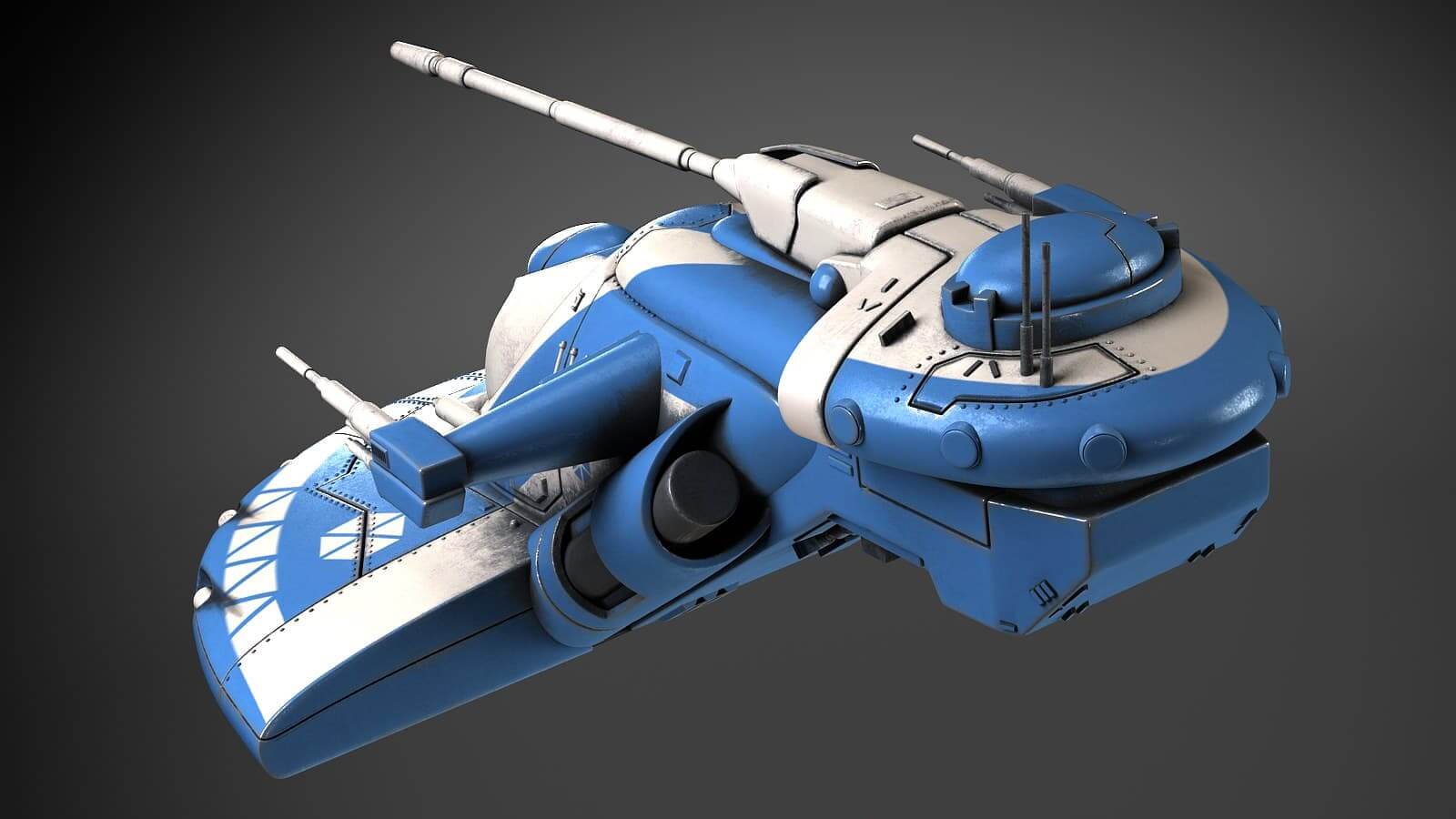 Star Wars AAT Battle Tank - 3D Model by SQUIR