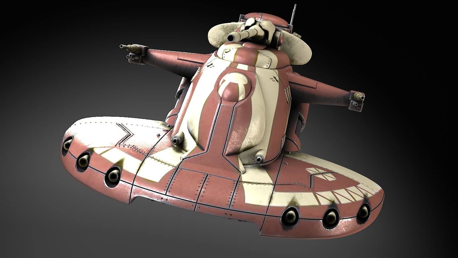 Star Wars AAT Battle Tank - 3D Model by SQUIR