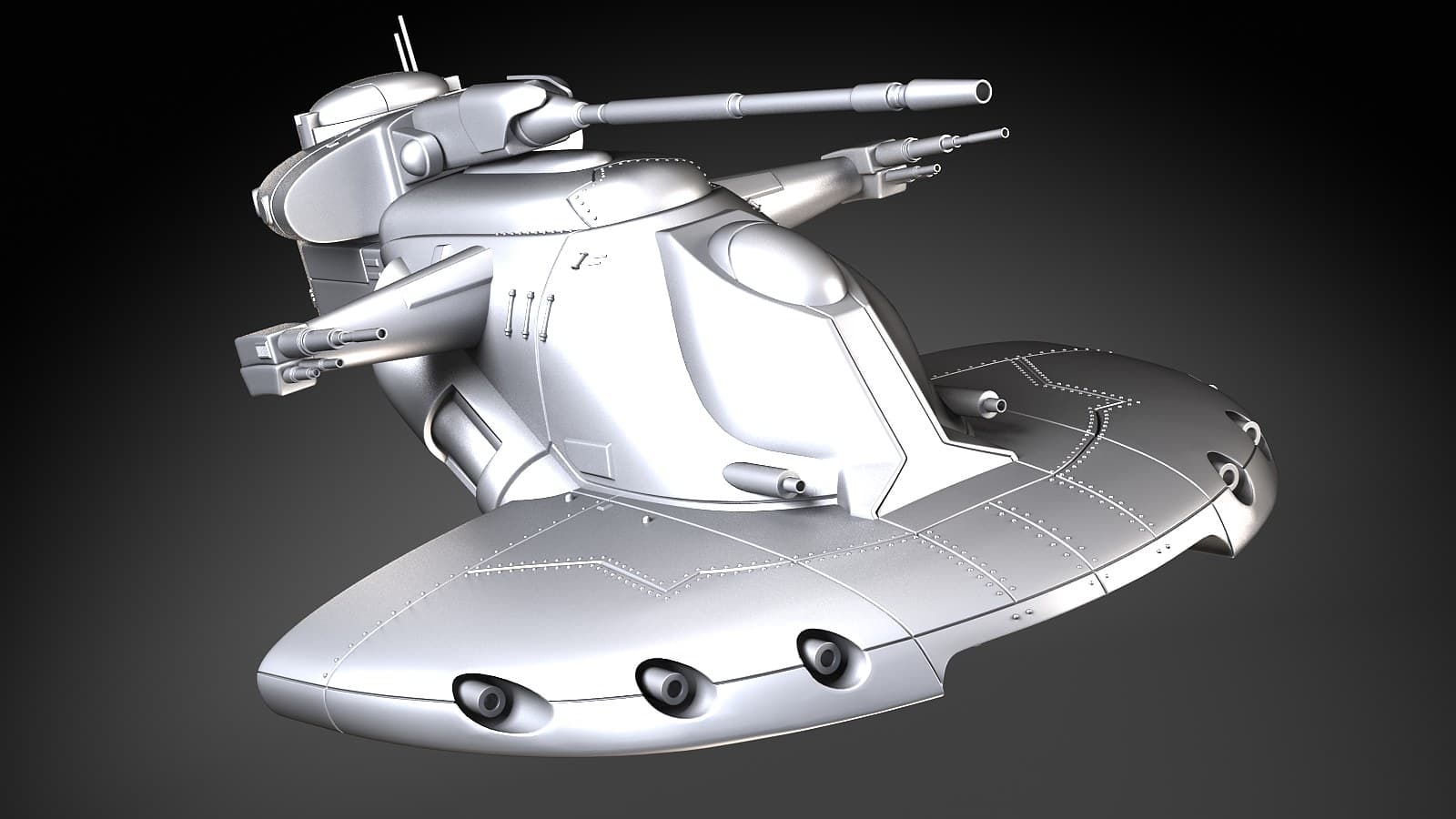 Star Wars AAT Battle Tank - 3D Model by SQUIR