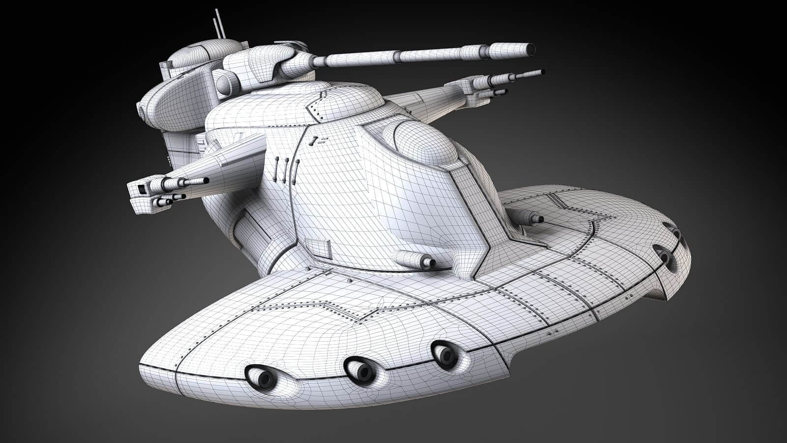 Star Wars AAT Battle Tank - 3D Model by SQUIR