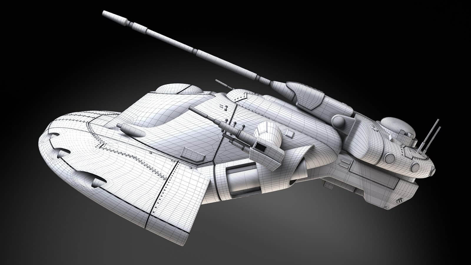 Star Wars AAT Battle Tank - 3D Model by SQUIR