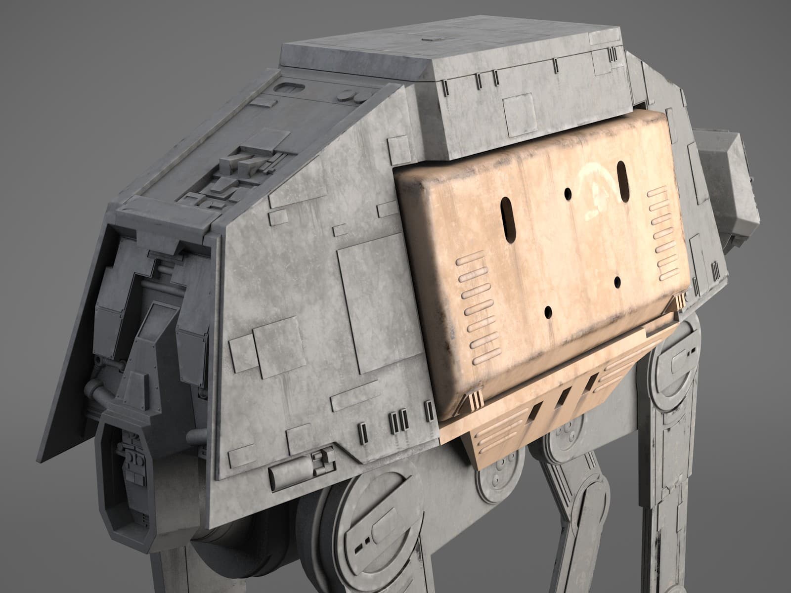 Star Wars AT-ACT Walker 3D Model by SQUIR