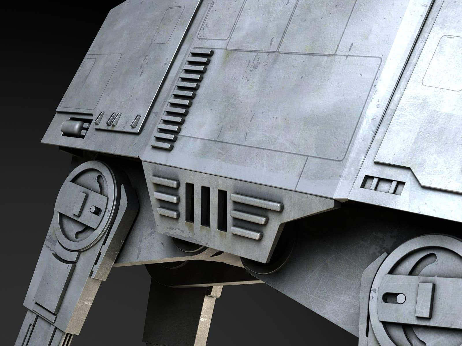 Star Wars AT-AT Walker 3D Model by SQUIR