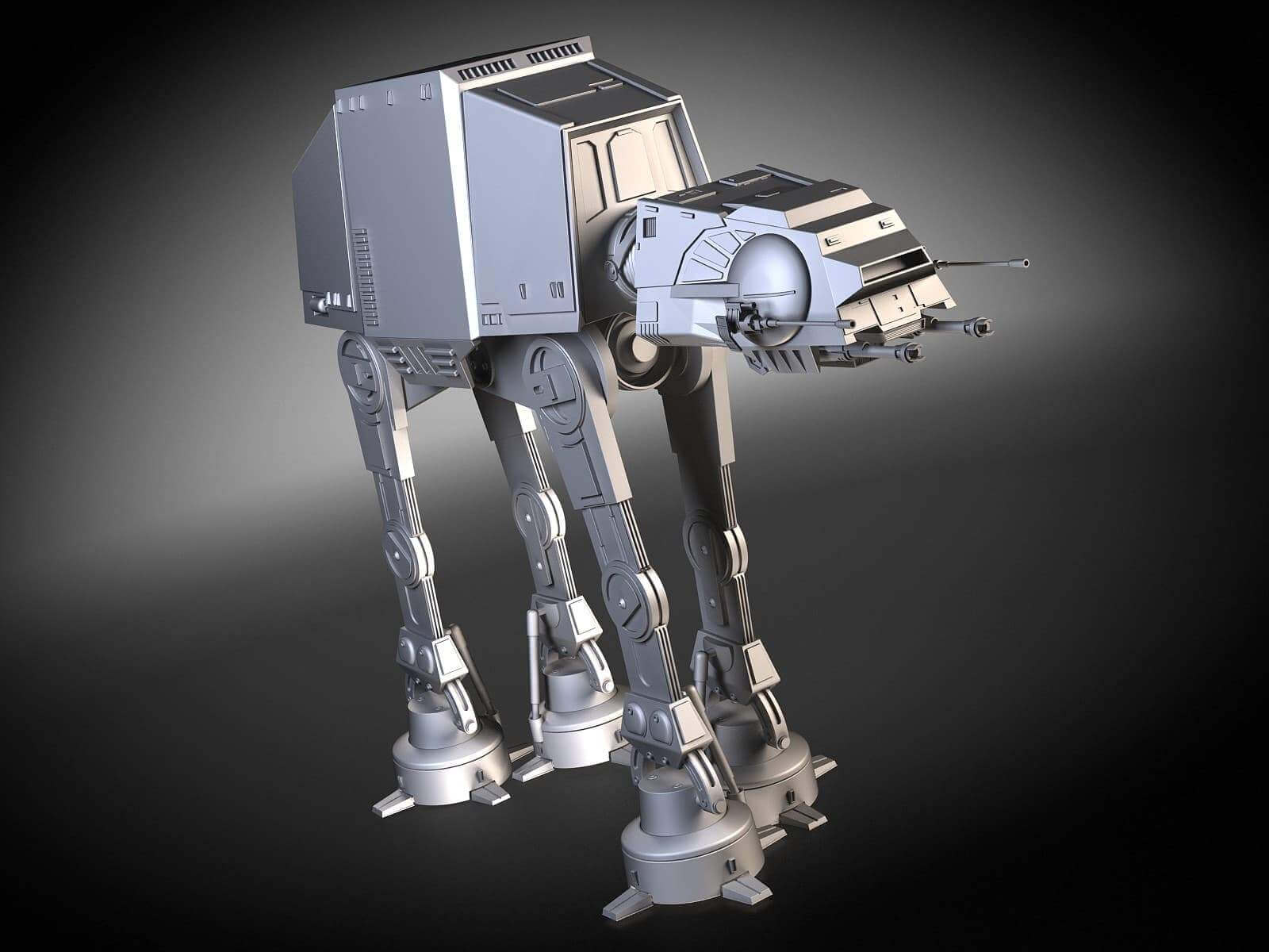 Star Wars AT-AT Walker 3D Model by SQUIR
