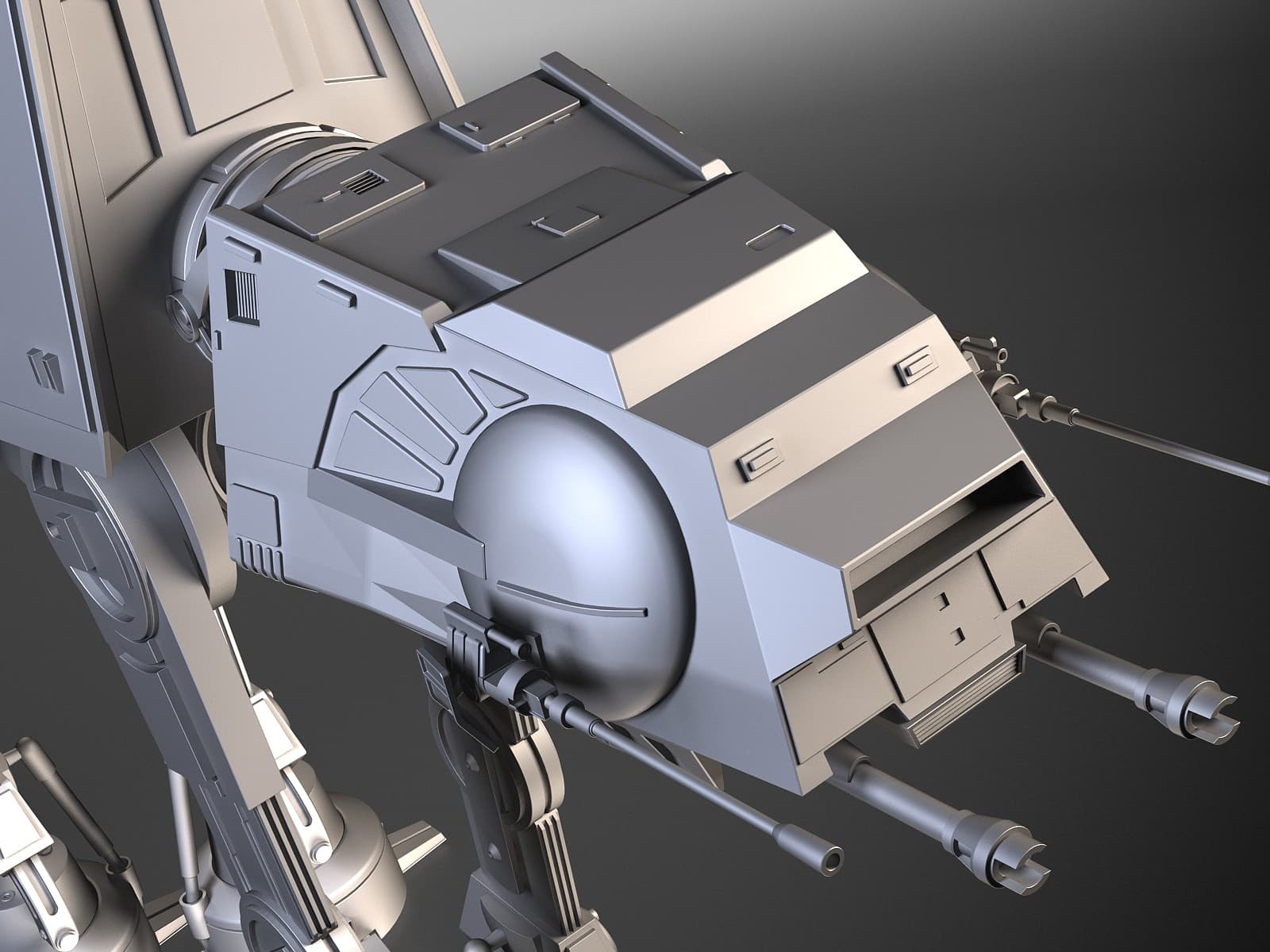 Star Wars AT-AT Walker 3D Model by SQUIR