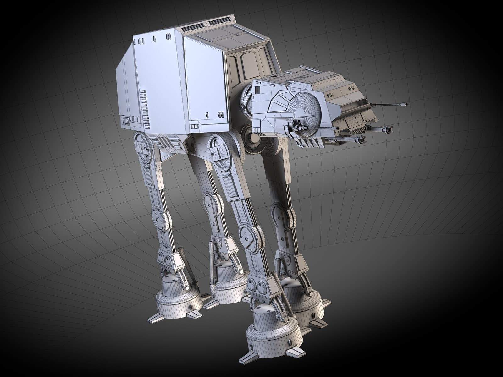 Star Wars AT-AT Walker 3D Model by SQUIR