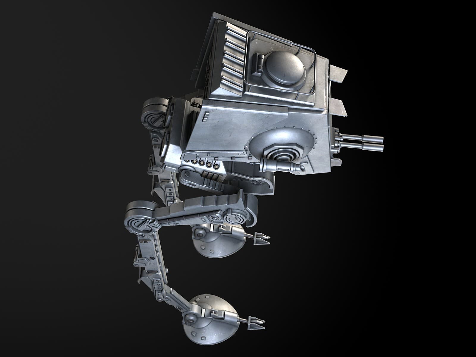 Star Wars AT-ST 3D Model by SQUIR