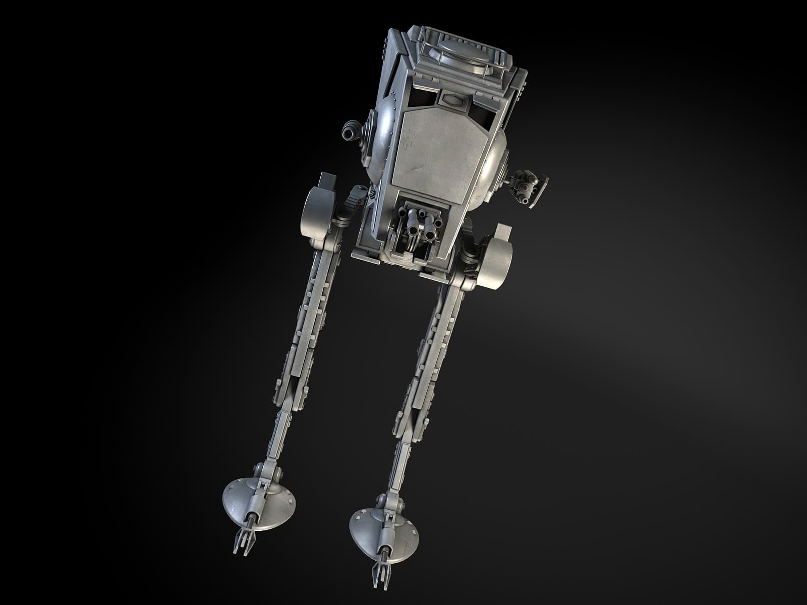 Star Wars AT-ST 3D Model by SQUIR