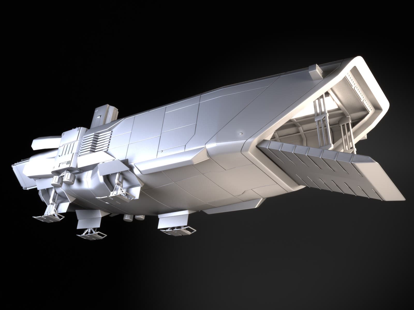Star Wars Atmospheric Assault Lander - 3D Model by SQUIR