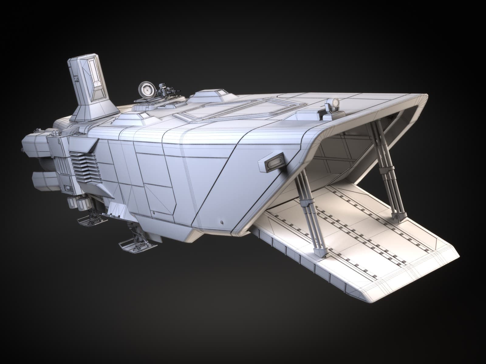Star Wars Atmospheric Assault Lander - 3D Model by SQUIR