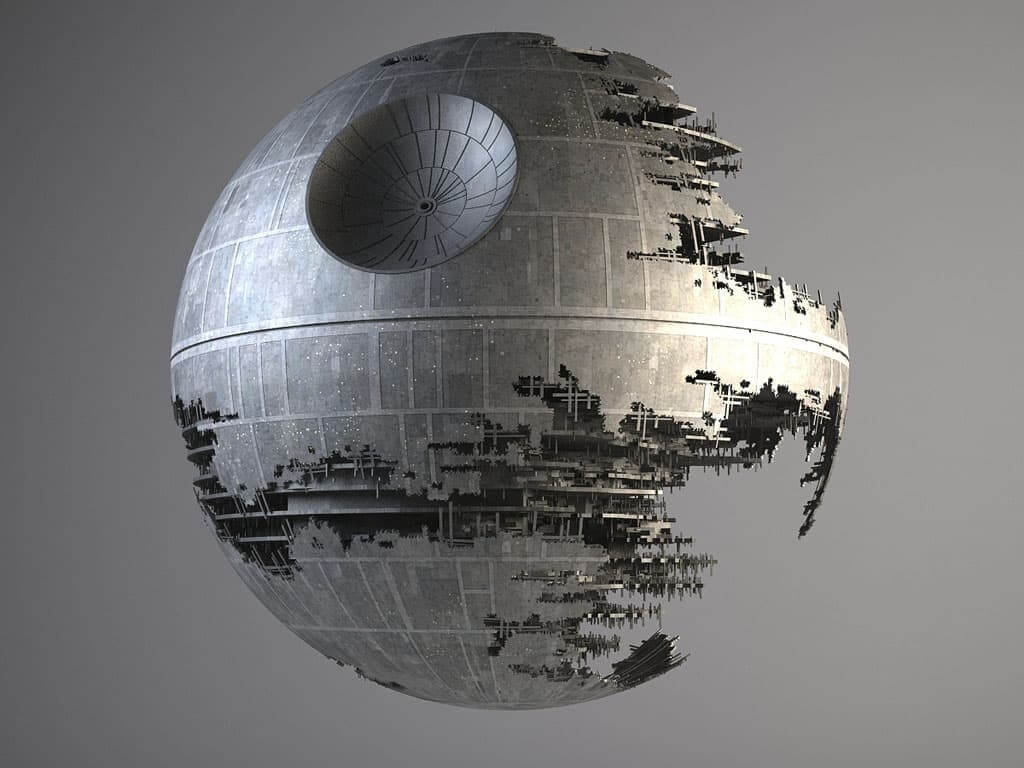 Star Wars Death Star (destroyed) - 3D Model by SQUIR
