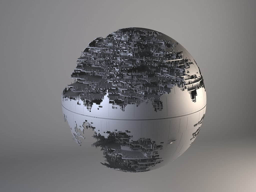 Star Wars Death Star (destroyed) - 3D Model by SQUIR