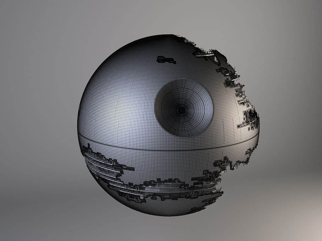 Star Wars Death Star (destroyed) - 3D Model by SQUIR