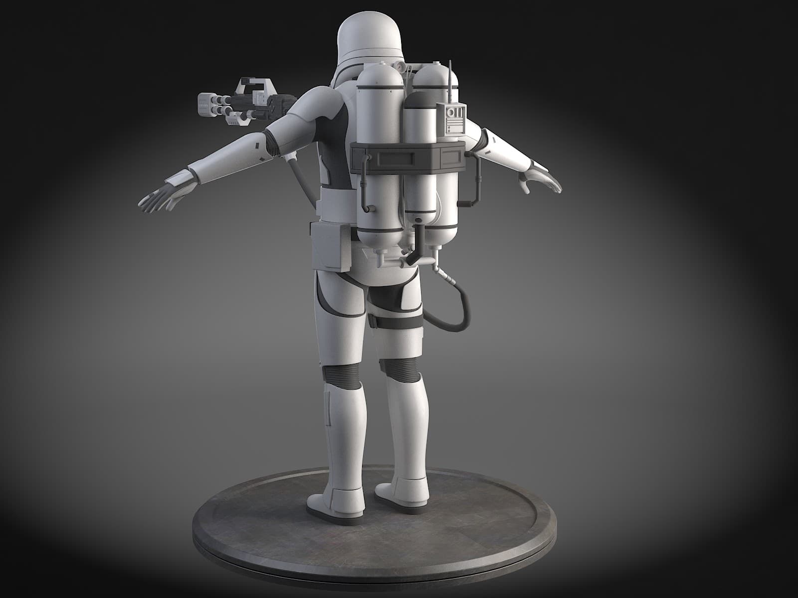 Star Wars First Order Flametrooper - 3D Model by SQUIR