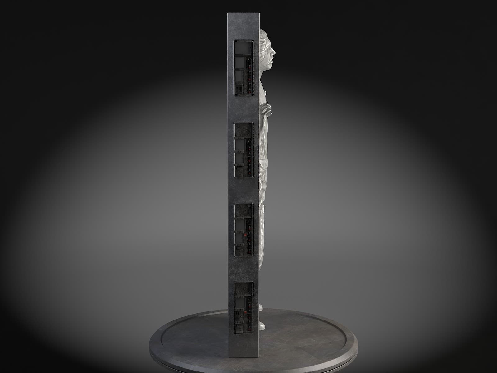 Star Wars Han Solo In Carbonite - 3D Model by SQUIR