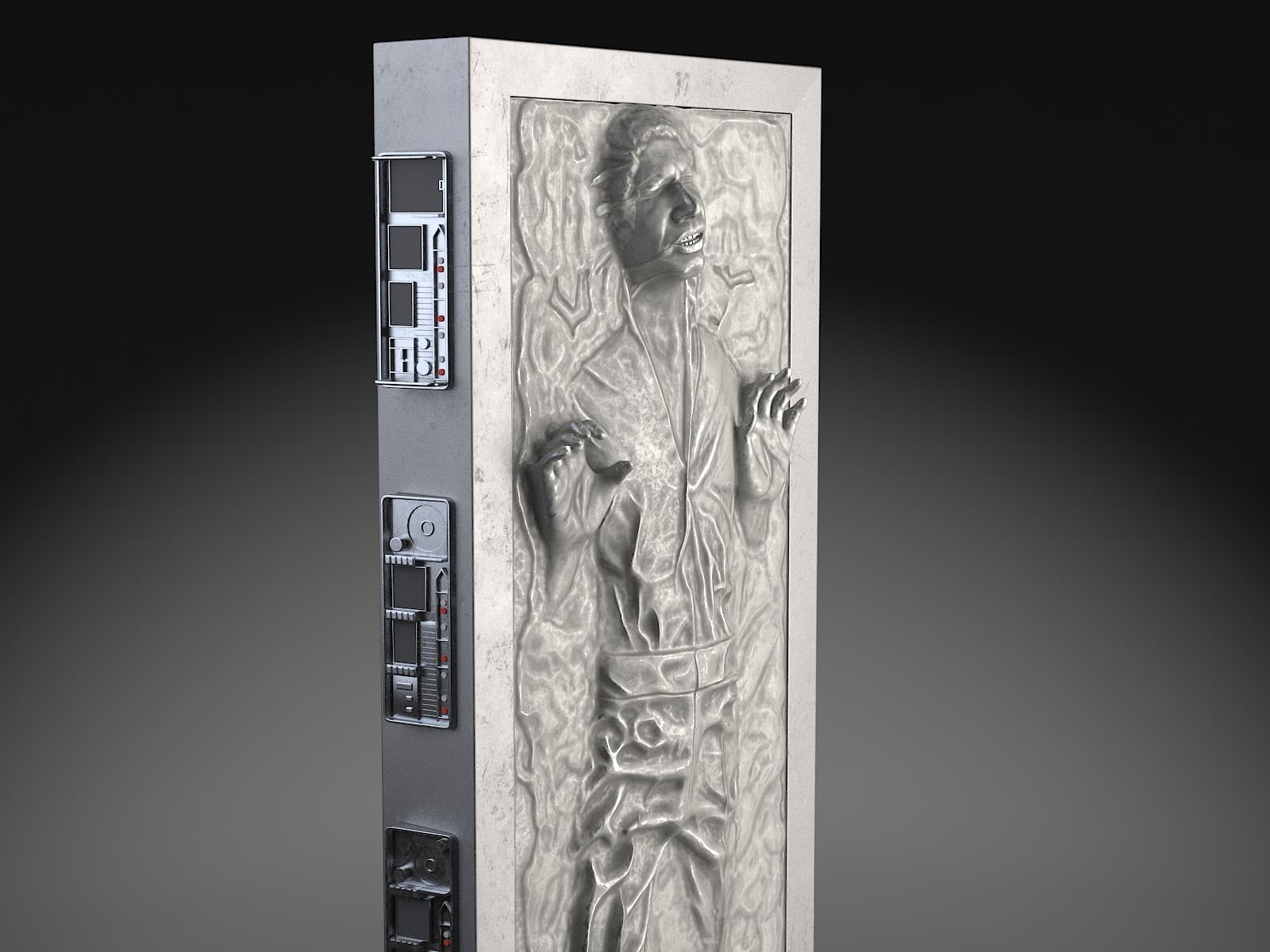 Star Wars Han Solo In Carbonite - 3D Model by SQUIR